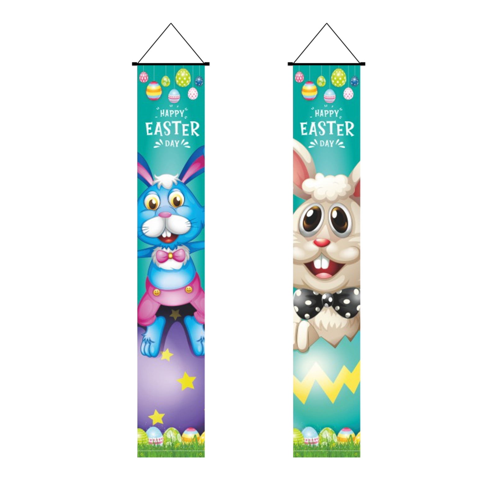 Easter Porch Banner for Front Door Welcome Happy Easter Door Banner ...