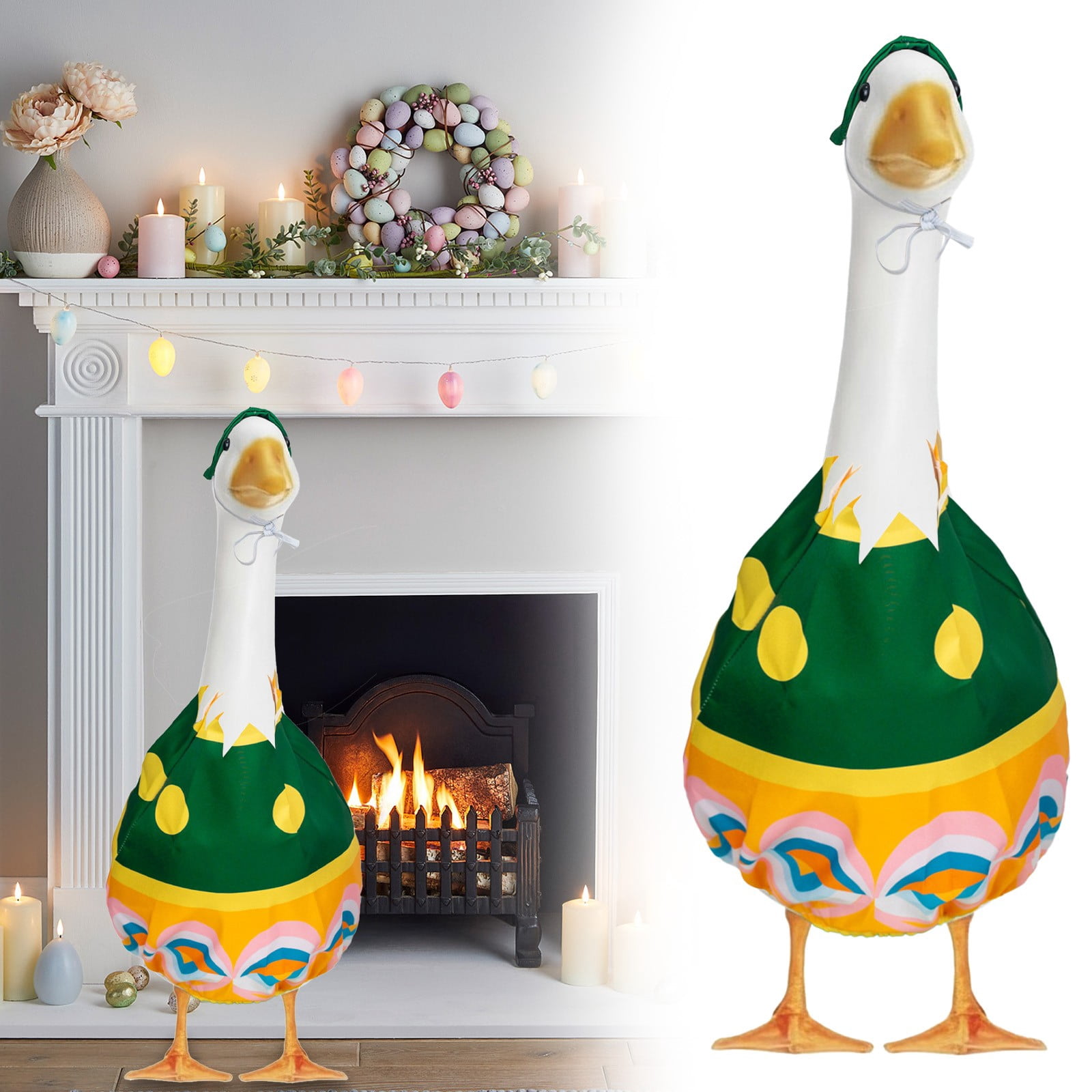 Easter Porch Goose Outfit 23 Inch Cute Bunny & Egg Costume for Front ...