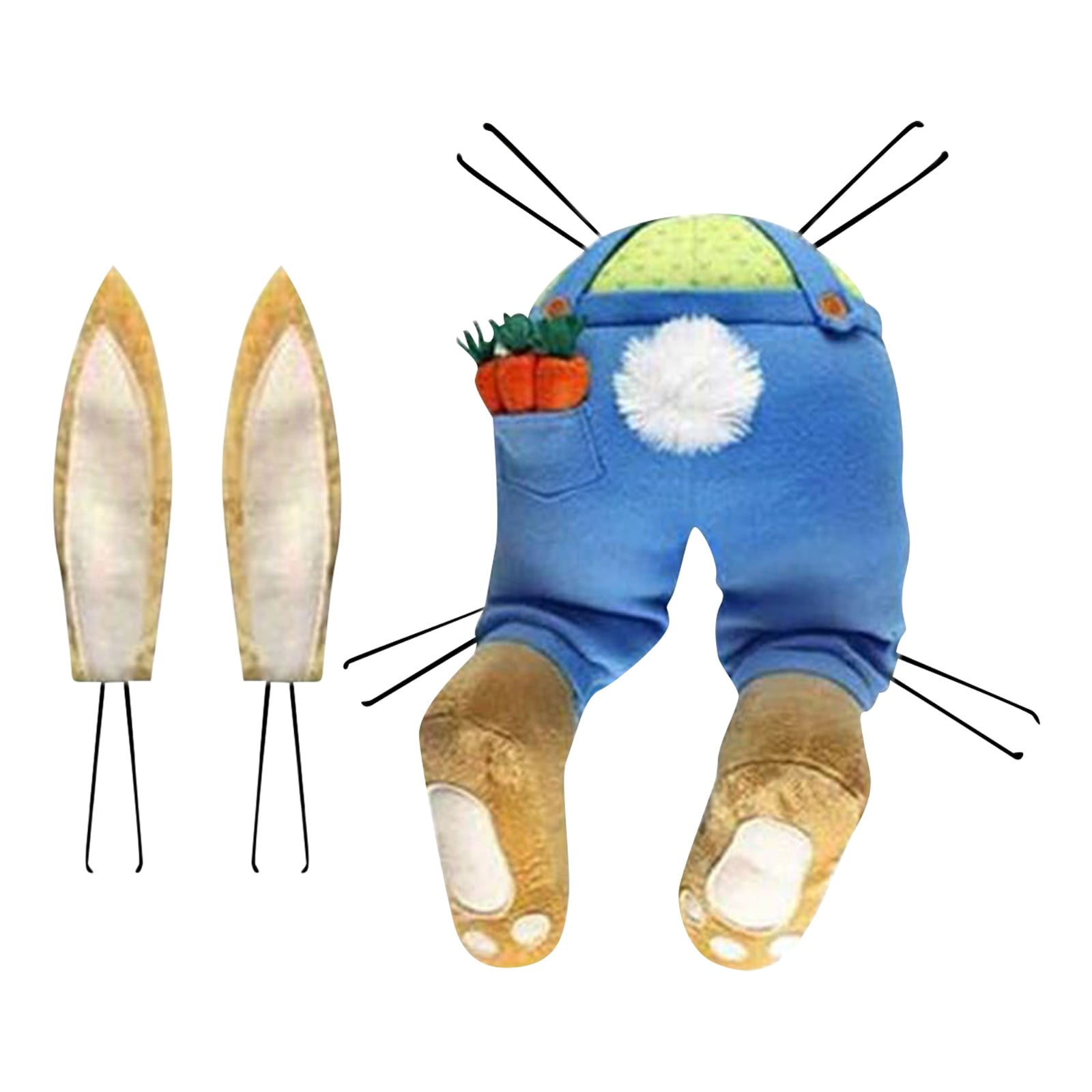 Easter Rabbit Ears Wreath Attachment,Easter Door Decorations Bunny ...