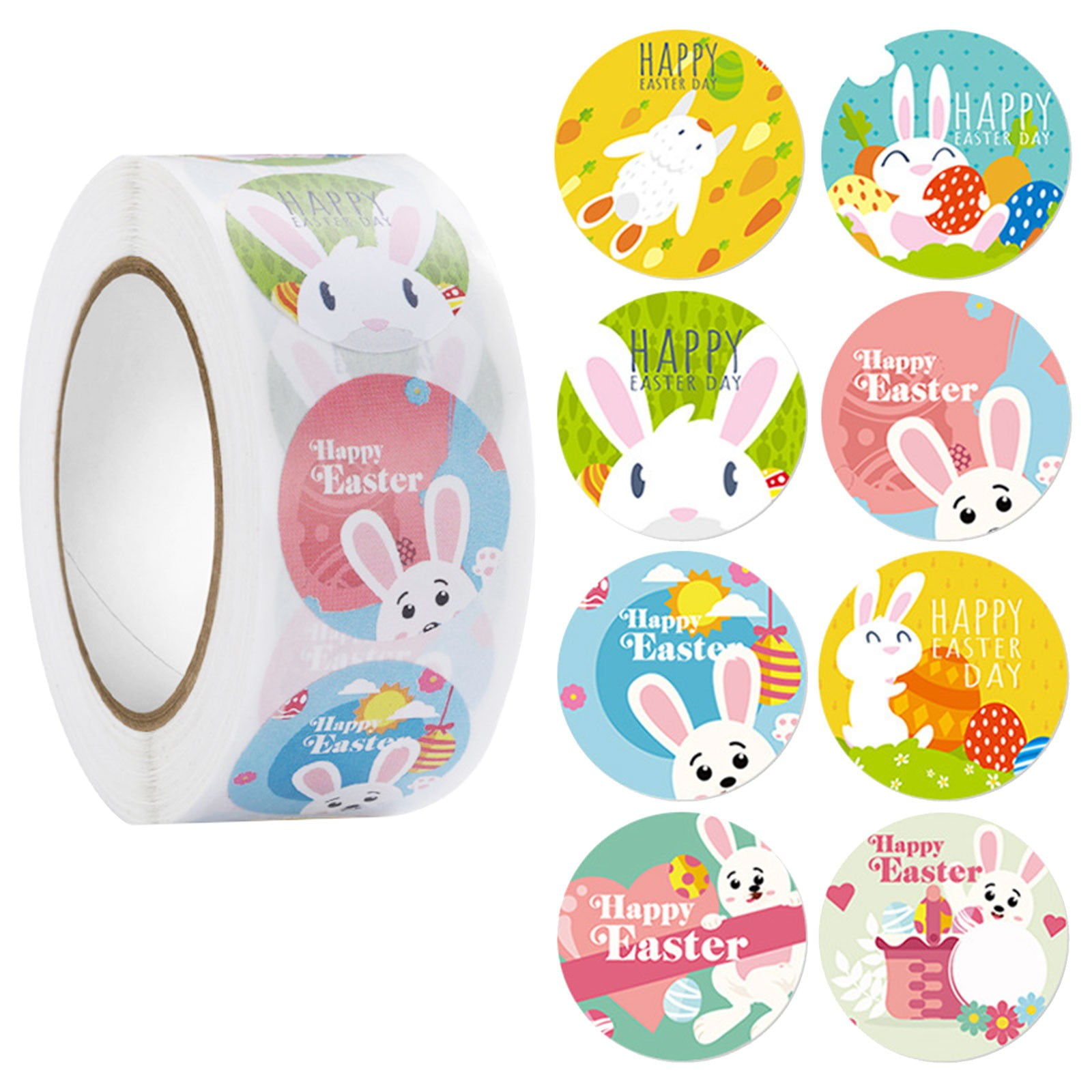 Easter Rabbit Eggs Cartoon Decoration Sticker Sticker Holiday ...