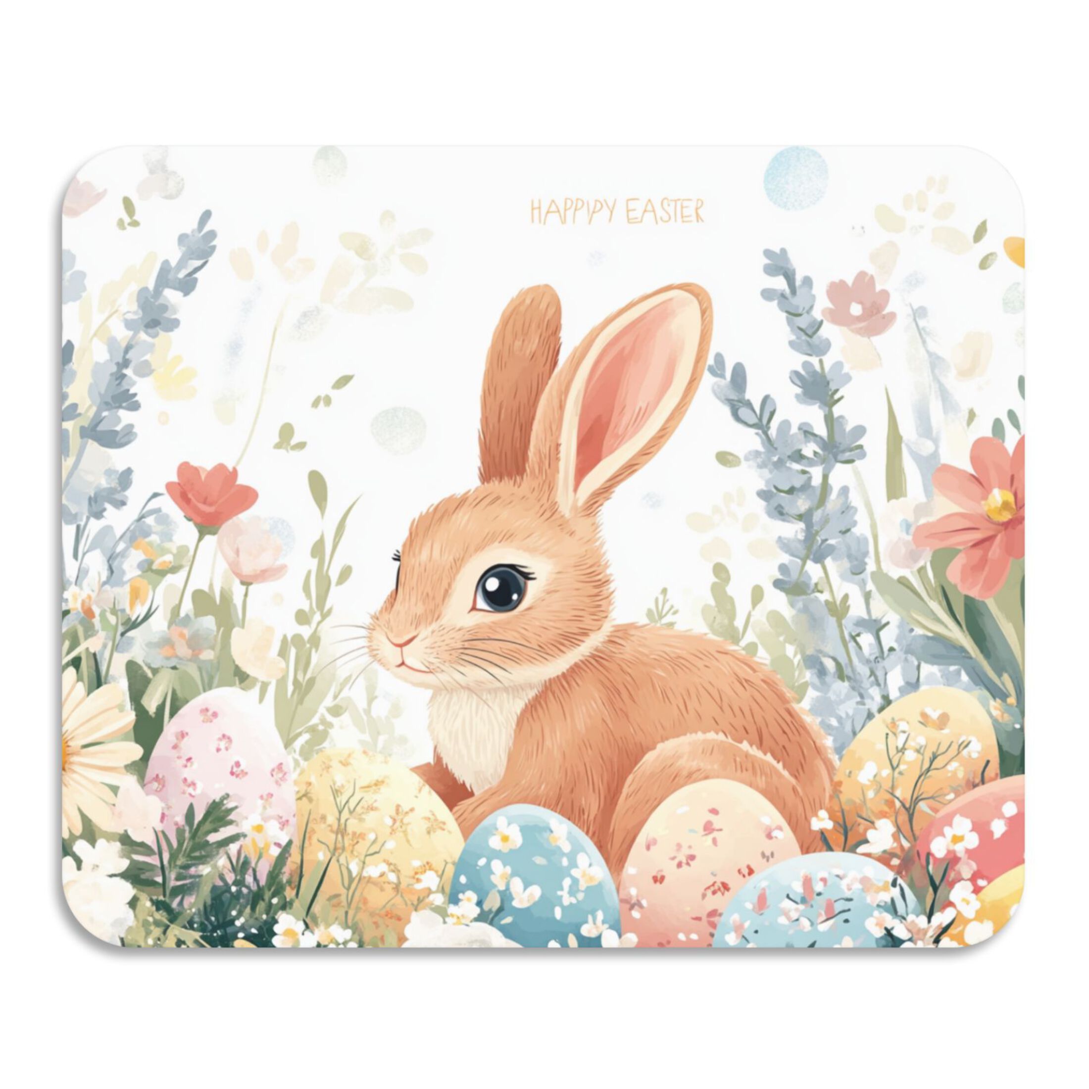 Easter Rabbit Eggs Florals Diatomite Dish Drying Mat Drain Pad for ...