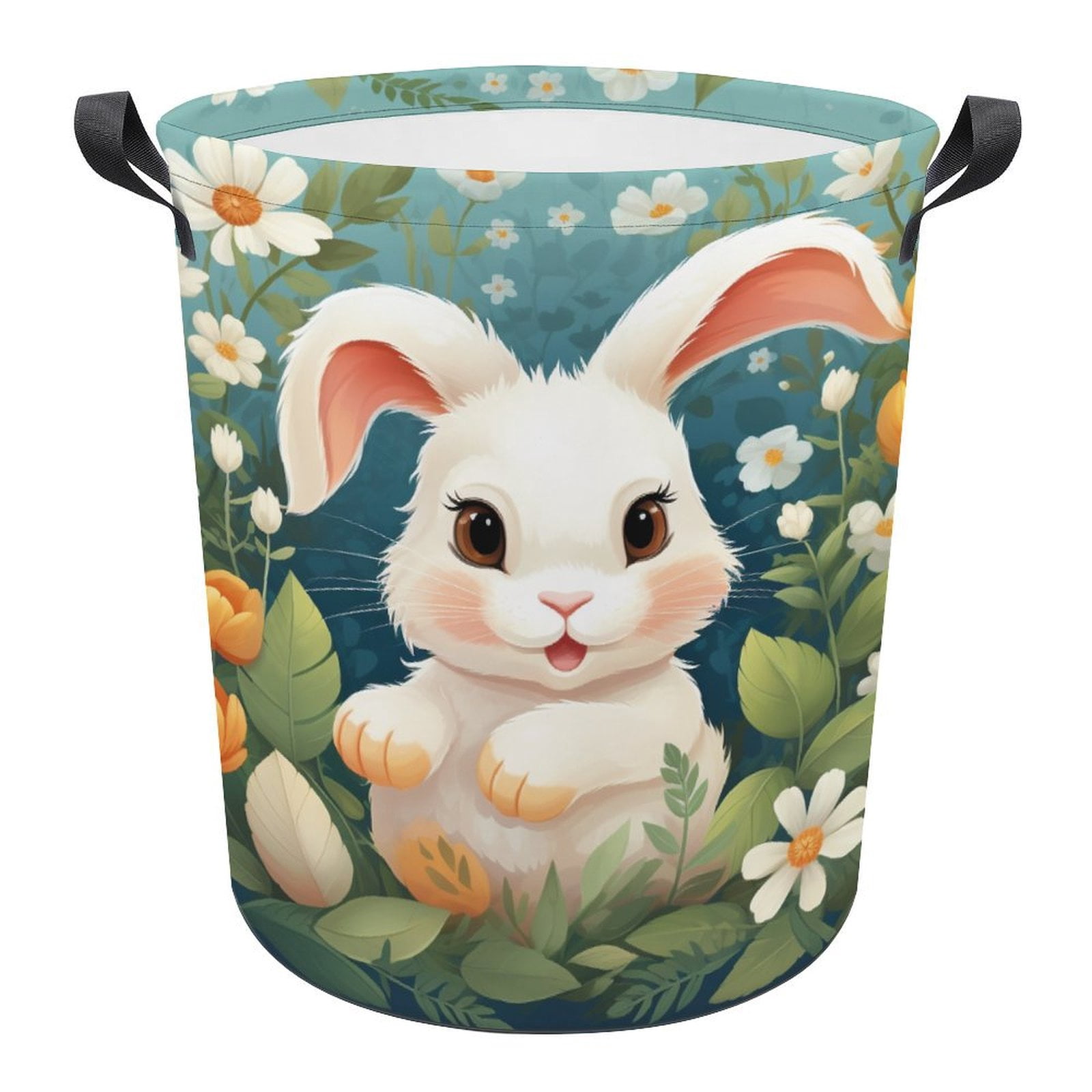 Easter Rabbit Laundry Basket Storage Basket Controller Clothes ...