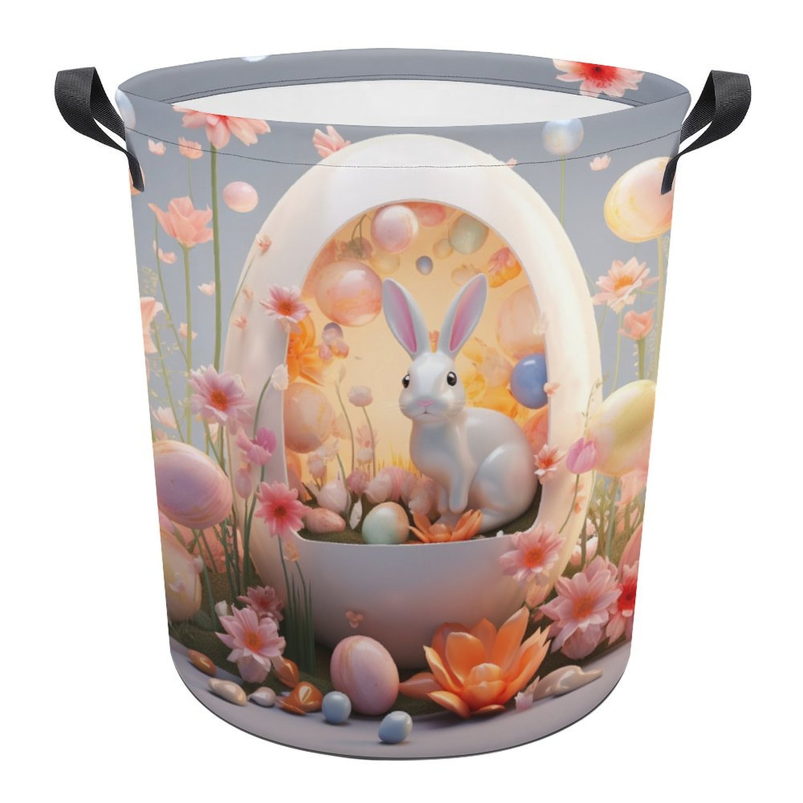Easter Rabbit Laundry Basket Storage Basket Controller Clothes ...
