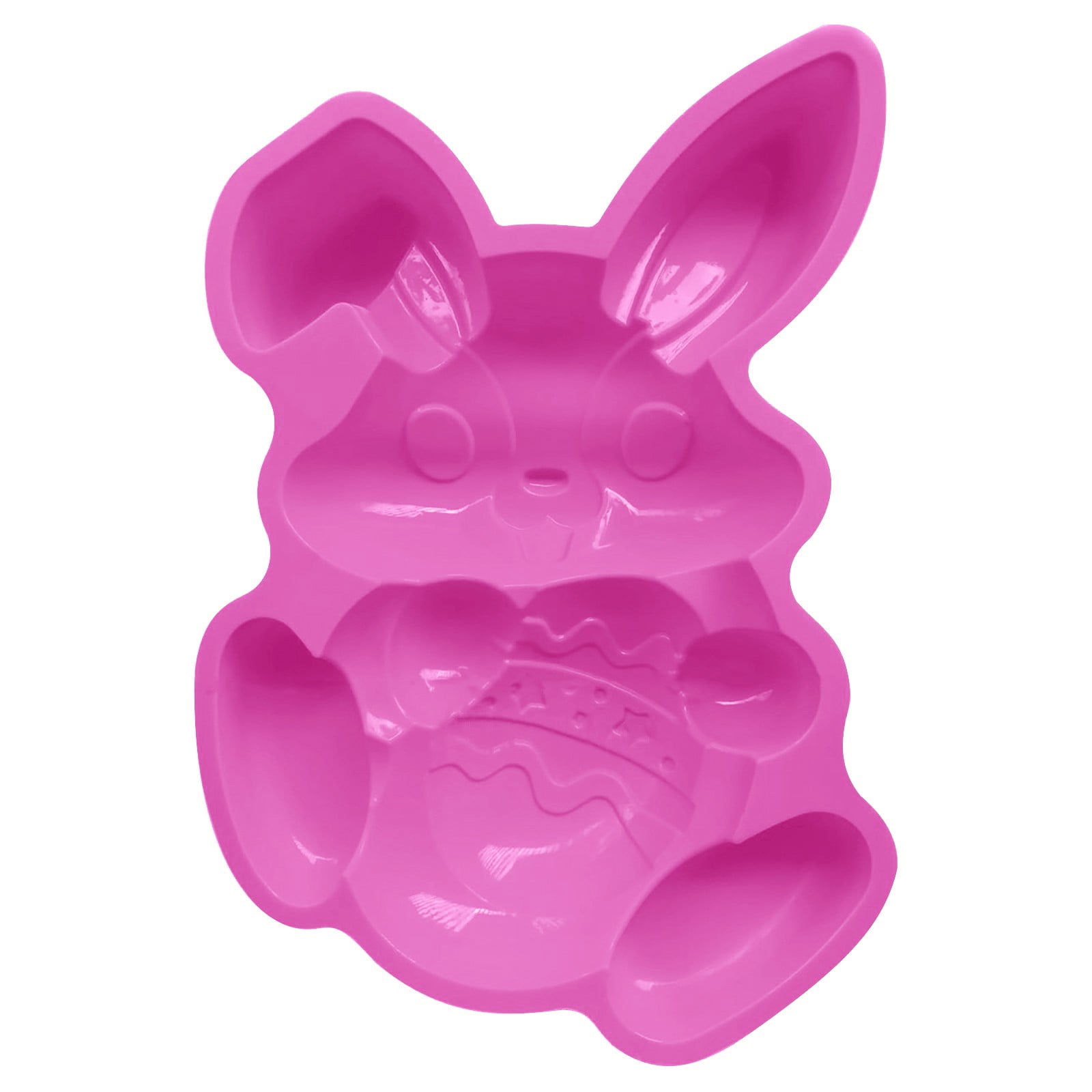 Easter Rabbit Mold, Yoaney Silicone Bunny Bakeware Easter Cake Mould ...