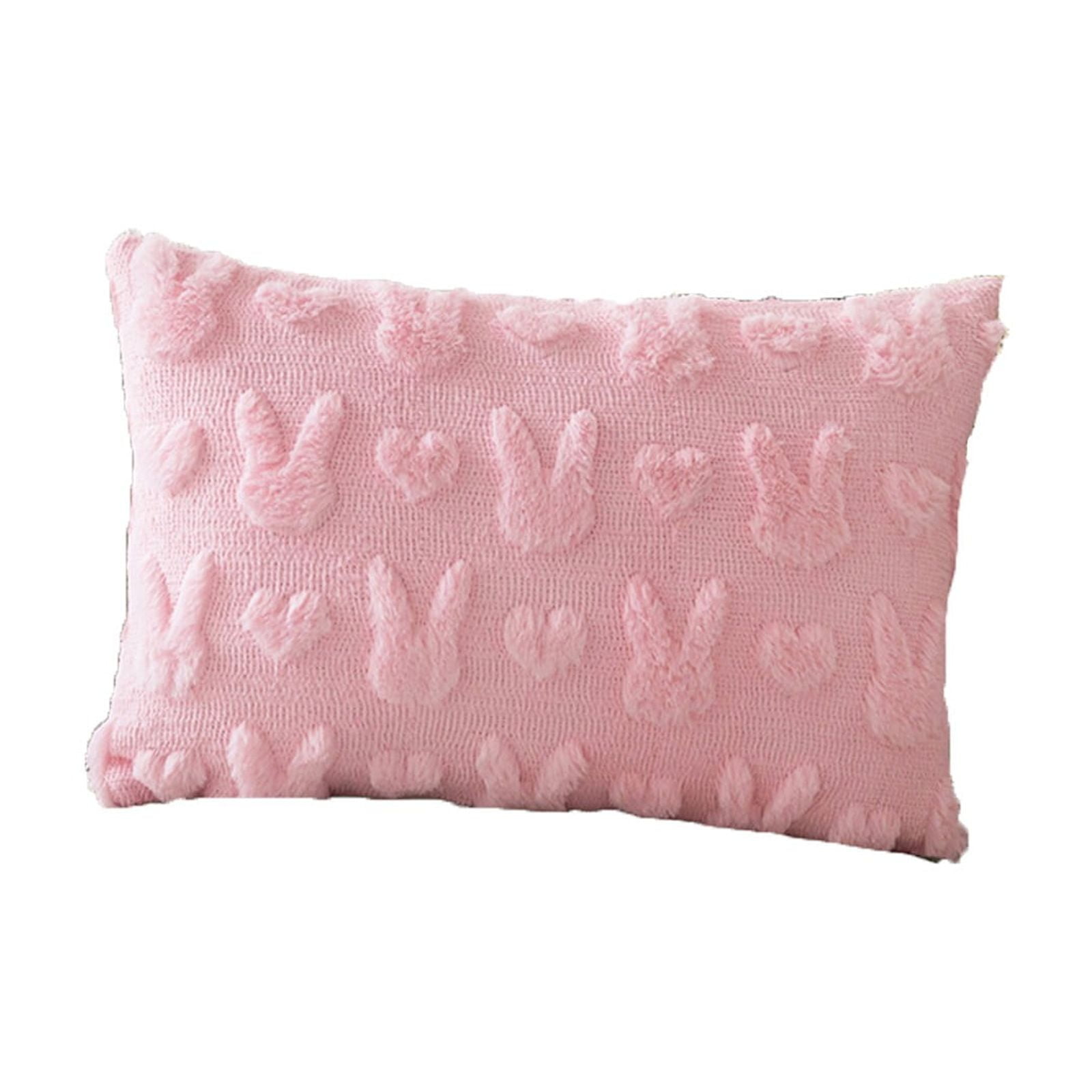 Easter Rabbit Quilted Pillow Cover for Sofa and Living Room Decorative ...
