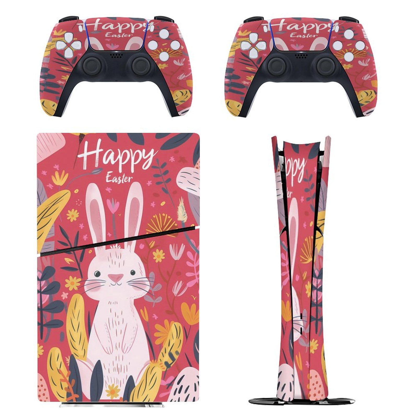 Easter, Rabbit,red PS5/PS5 Slim Digital Disc Skin Sticker For Console ...