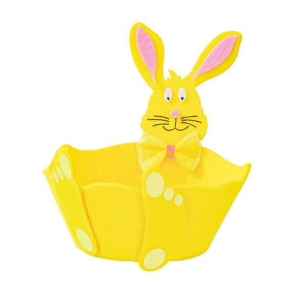 Easter Rabbits Container Creative Easter Display Basket with Lovely ...