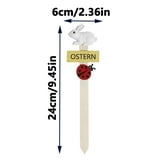 Easter Rabbits Wooden Floor Card M - Walmart.com