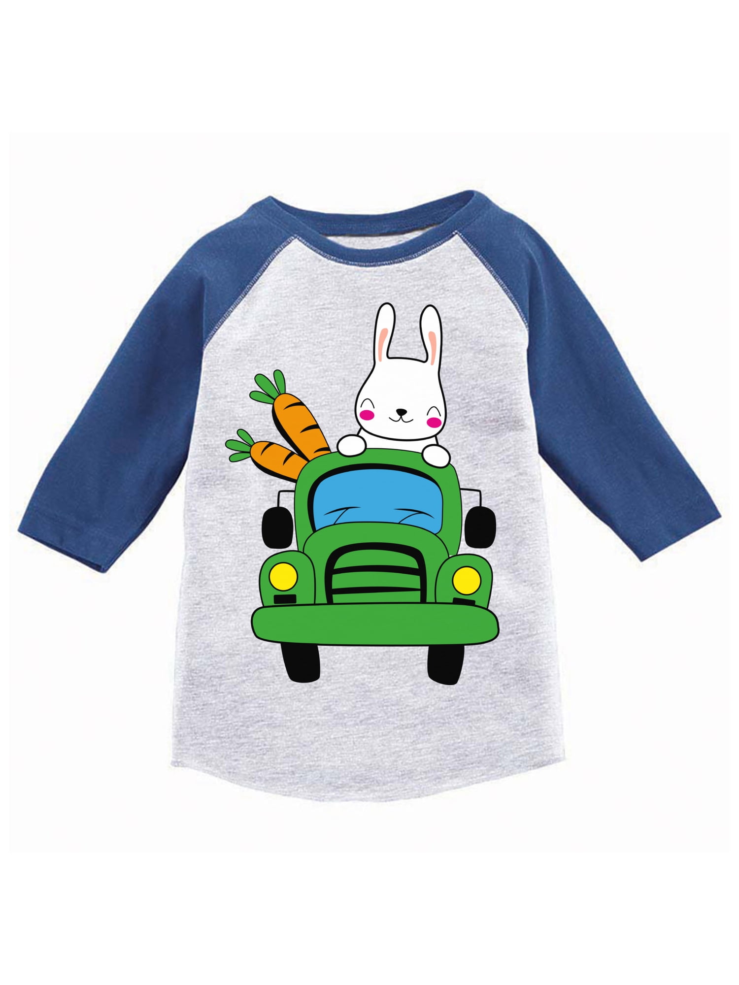 Easter Raglan T-Shirt for Kids 4T 5T Boys Girls Bunny Toddler Outfits ...