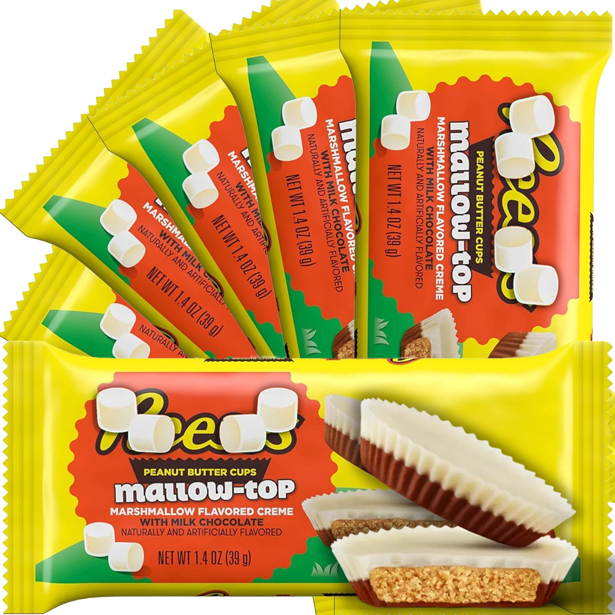 Easter Reeces Peanut Butter YYF14 Cups, Bulk 6 Pack Mallow Top ...