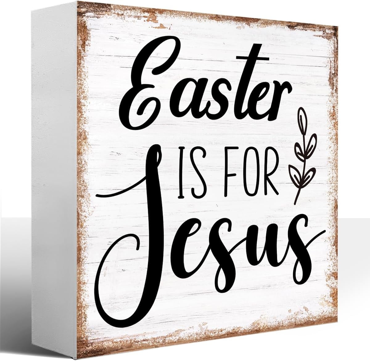 Easter Religious Desk Decor Easter Bible Verse Wood Sign Easter Is For ...