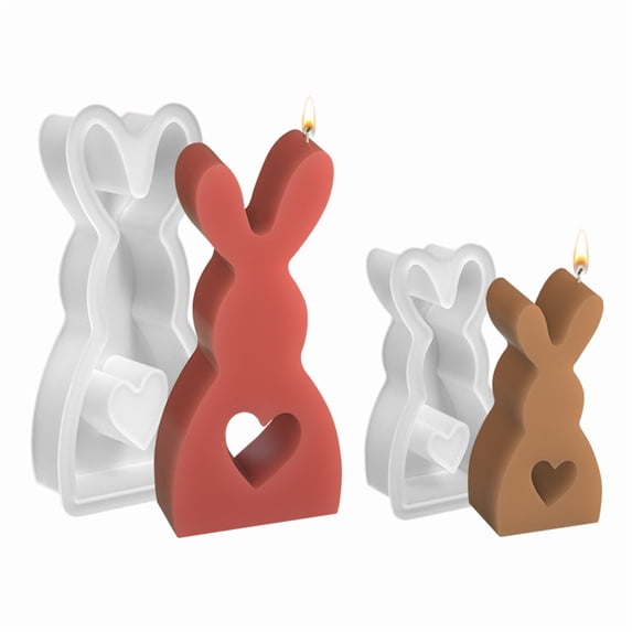 Easter Resin Molds Silicone Resin Bunny Shape Molds for Epoxy Resin ...