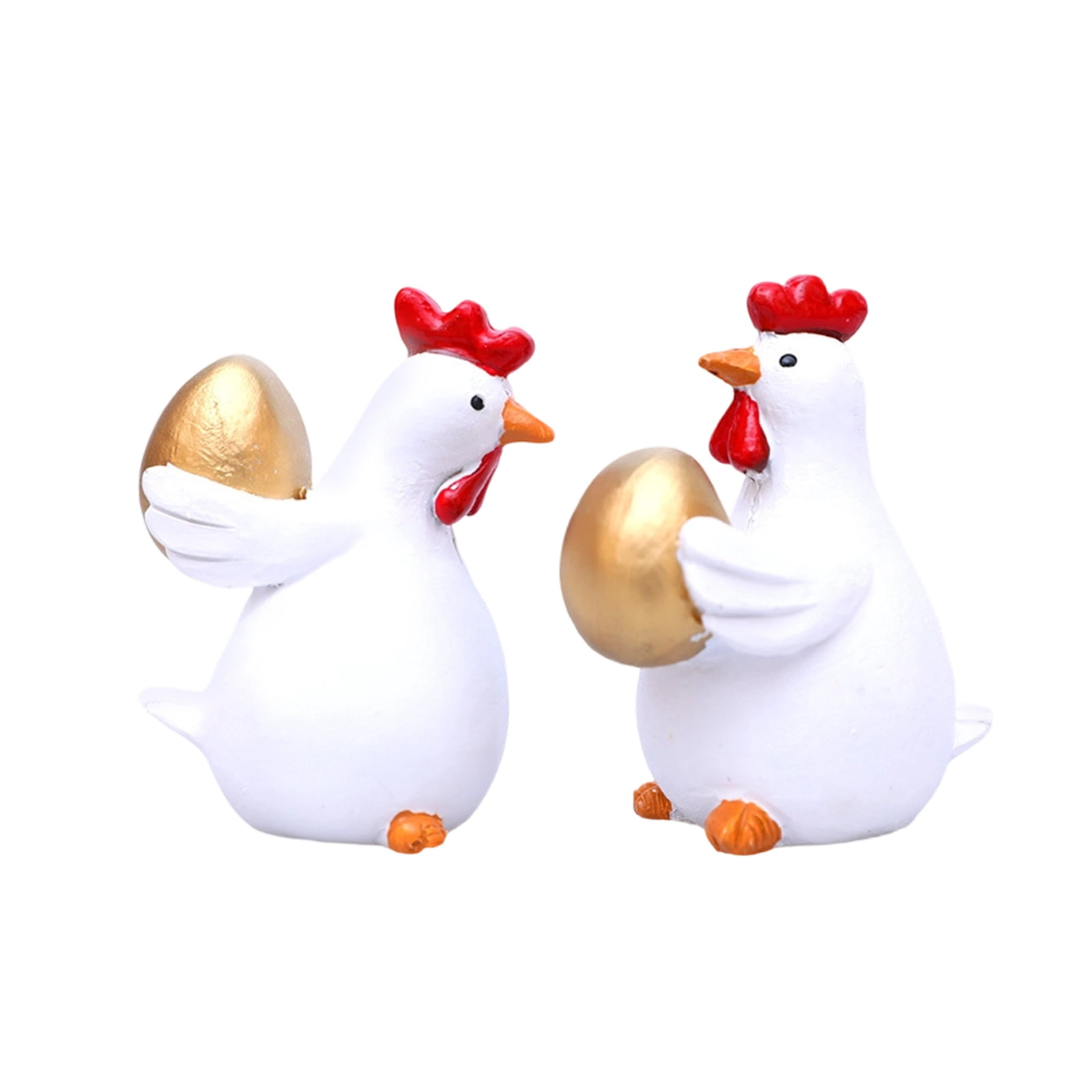 Easter Resin Ornament: Adorable Chick Holding Golden Egg – Cute Indoor ...