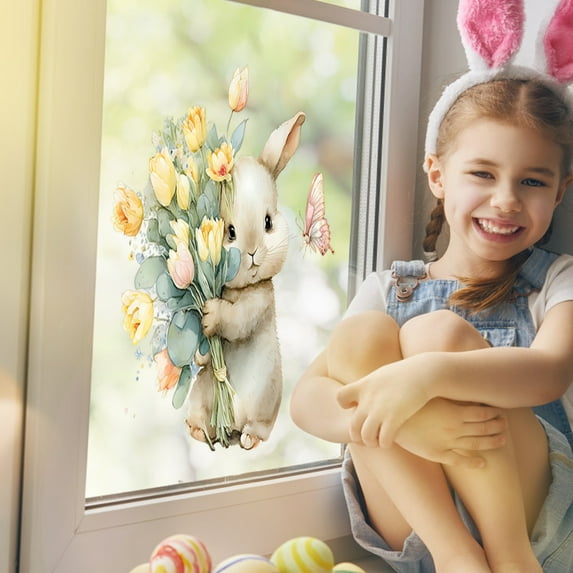 Easter Resurrection Festival Decoration Window Stickers, Featuring ...