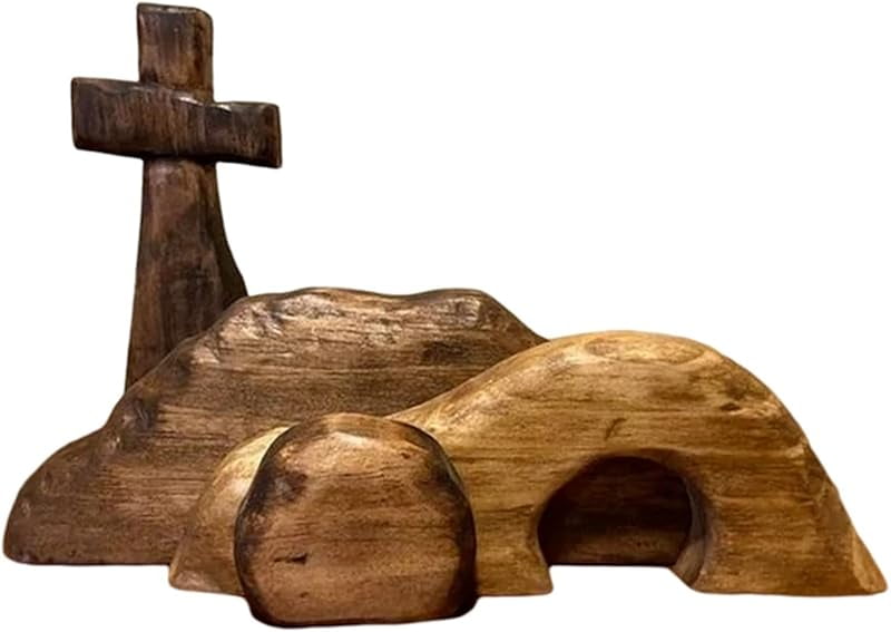 Easter Resurrection Scene Set The Empty Tomb Easter Scene and Cross ...