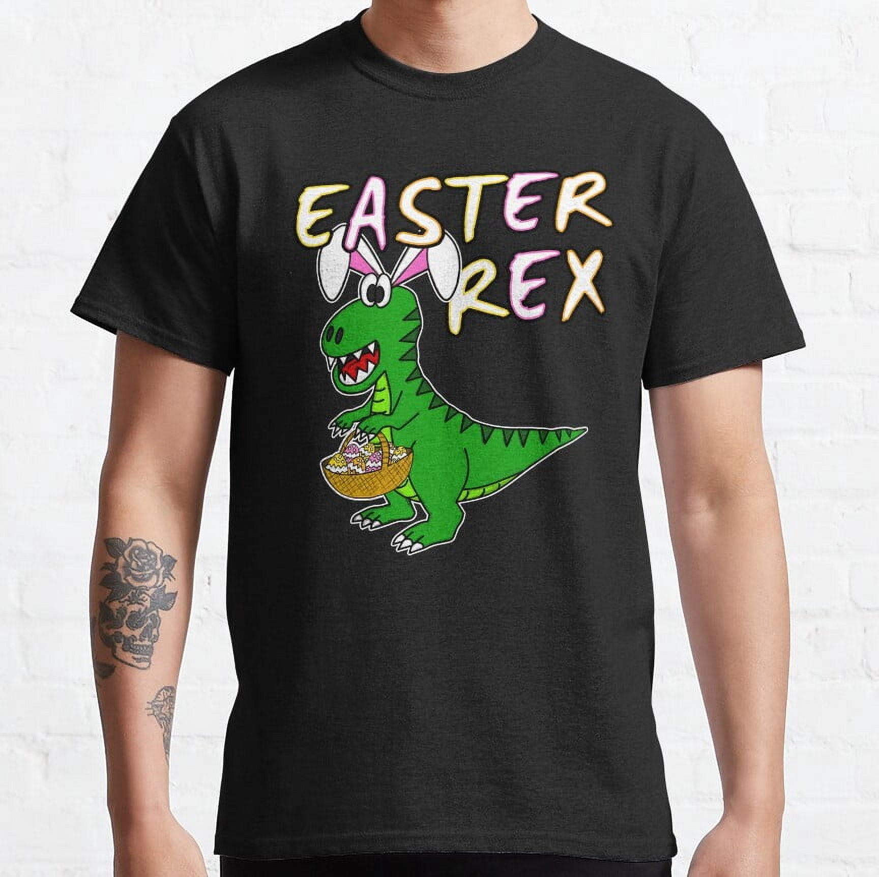 Easter Rex Dinosaur Bunny Eggs Classic T-Shirt - Walmart.com