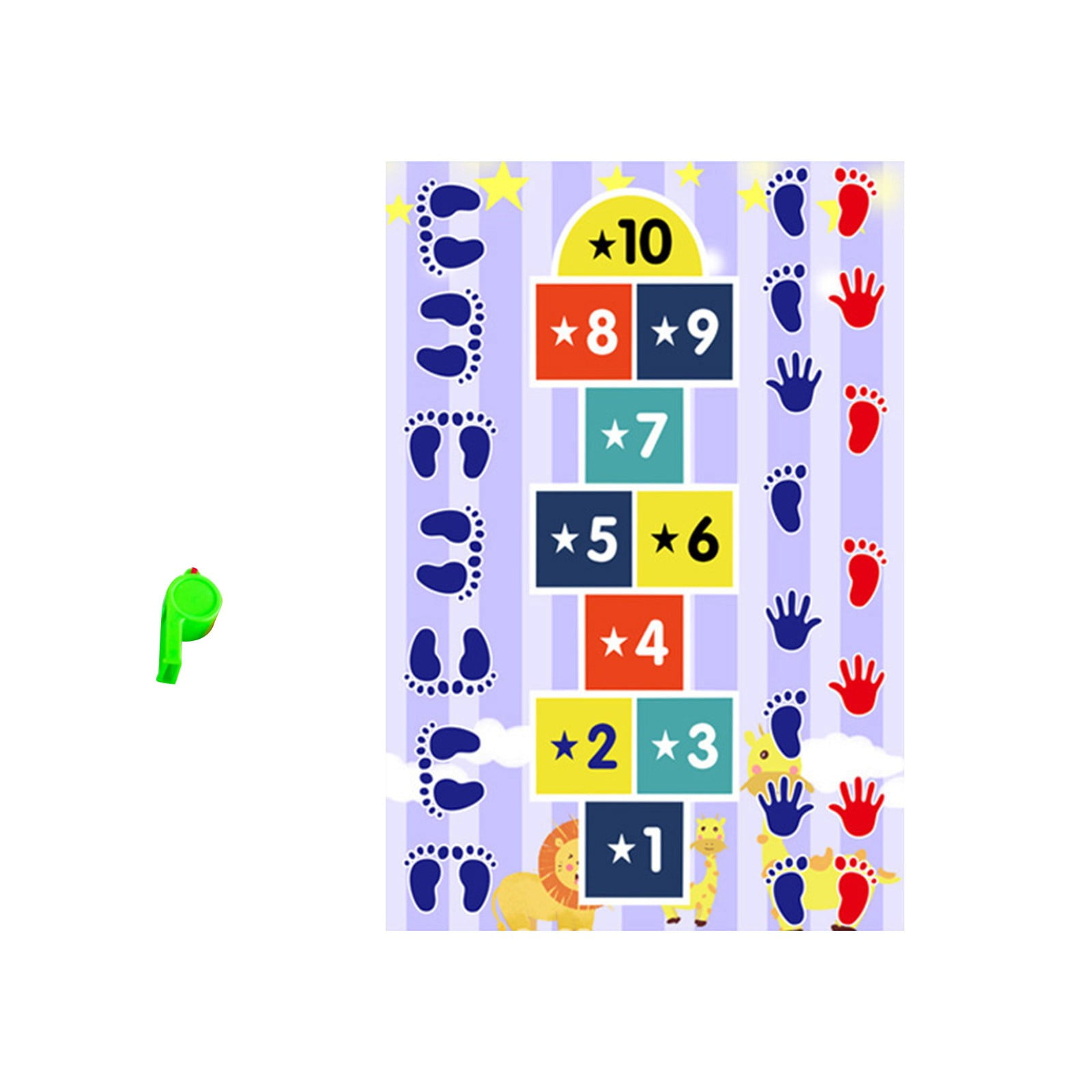 Easter Room Decor Slide Hopscotch Games for Adults Hands and Feet ...