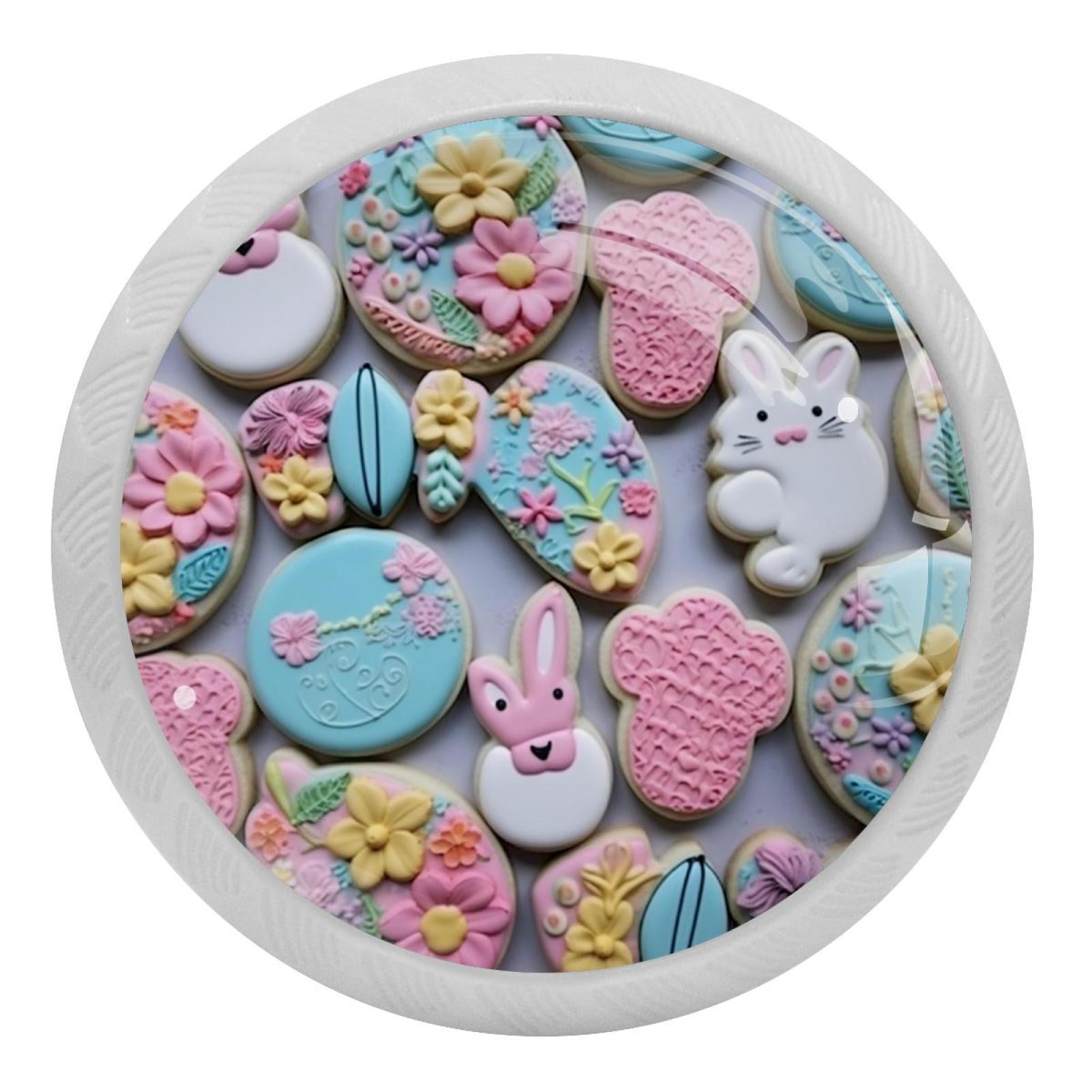 Easter Round Glow-in-the-Dark Cabinet Knobs: Fluorescent Drawer Pulls 4 ...