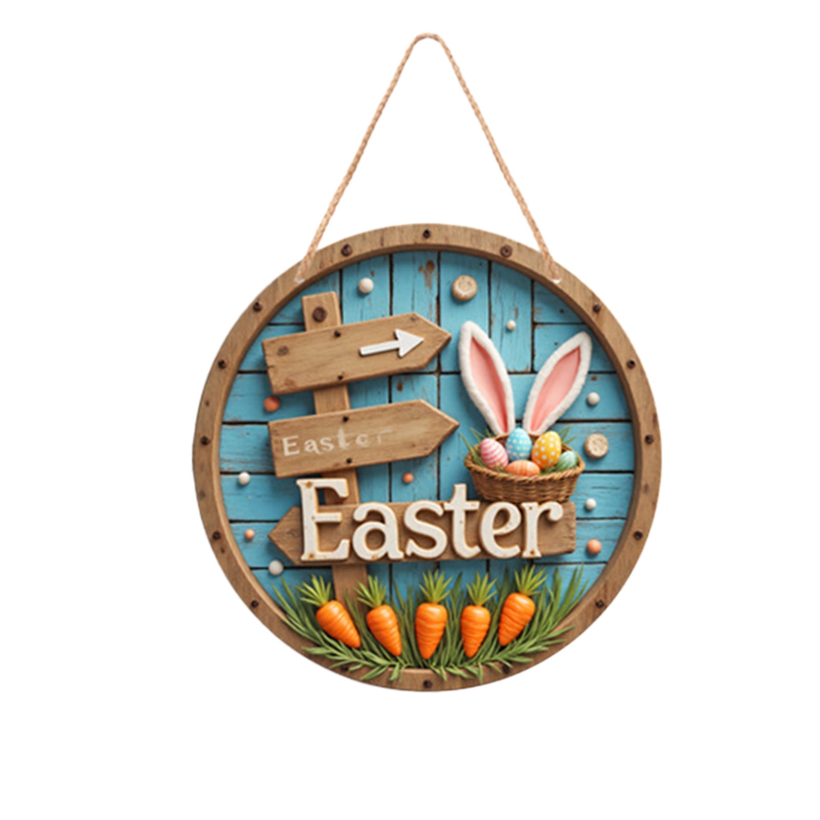 Easter Savings! PRETXORVE Easter Decorations, Easter Wooden Sign ...