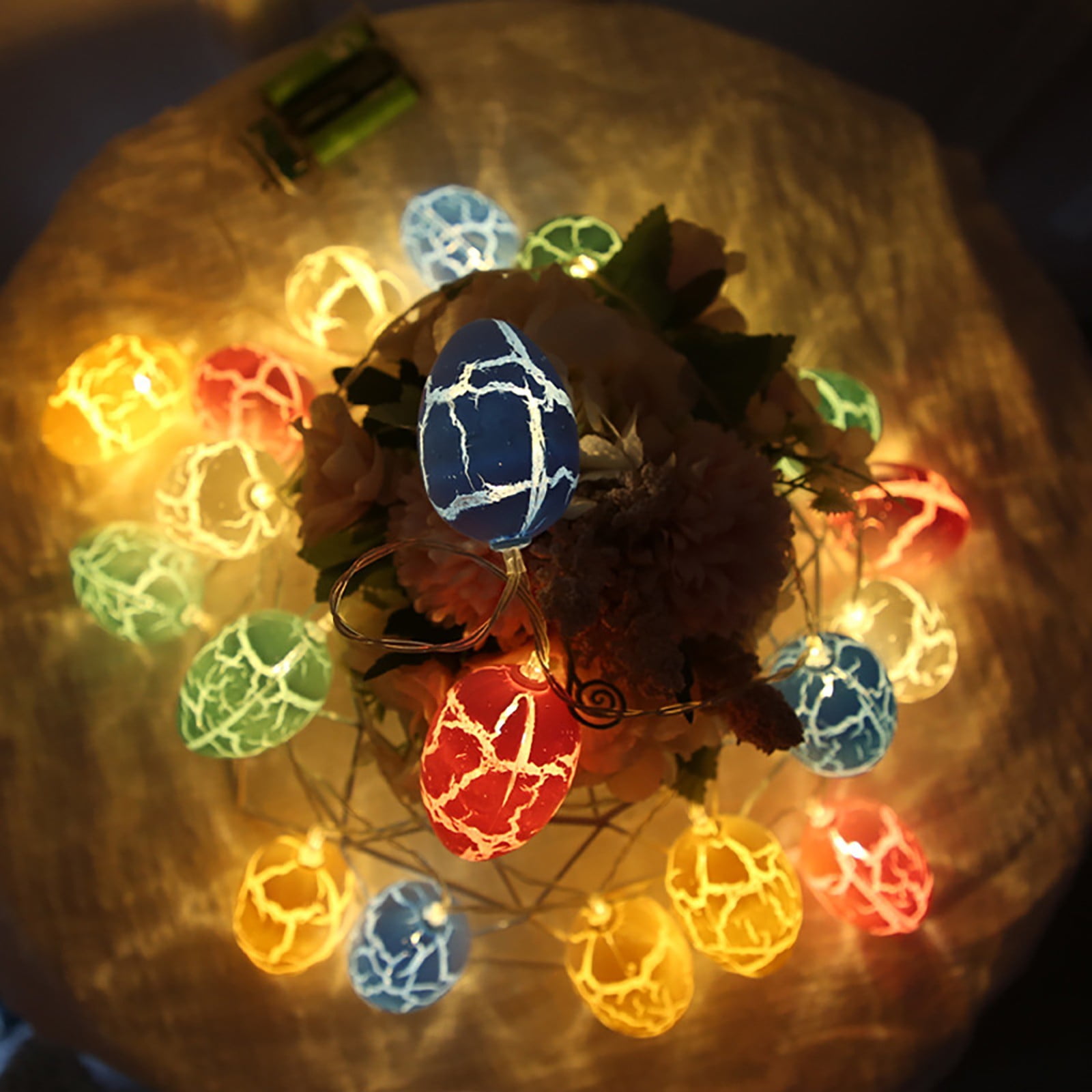 Easter Savings! PRETXORVE Easter String Lights, Easter Decorations Lights Easter Eggs LED String ...