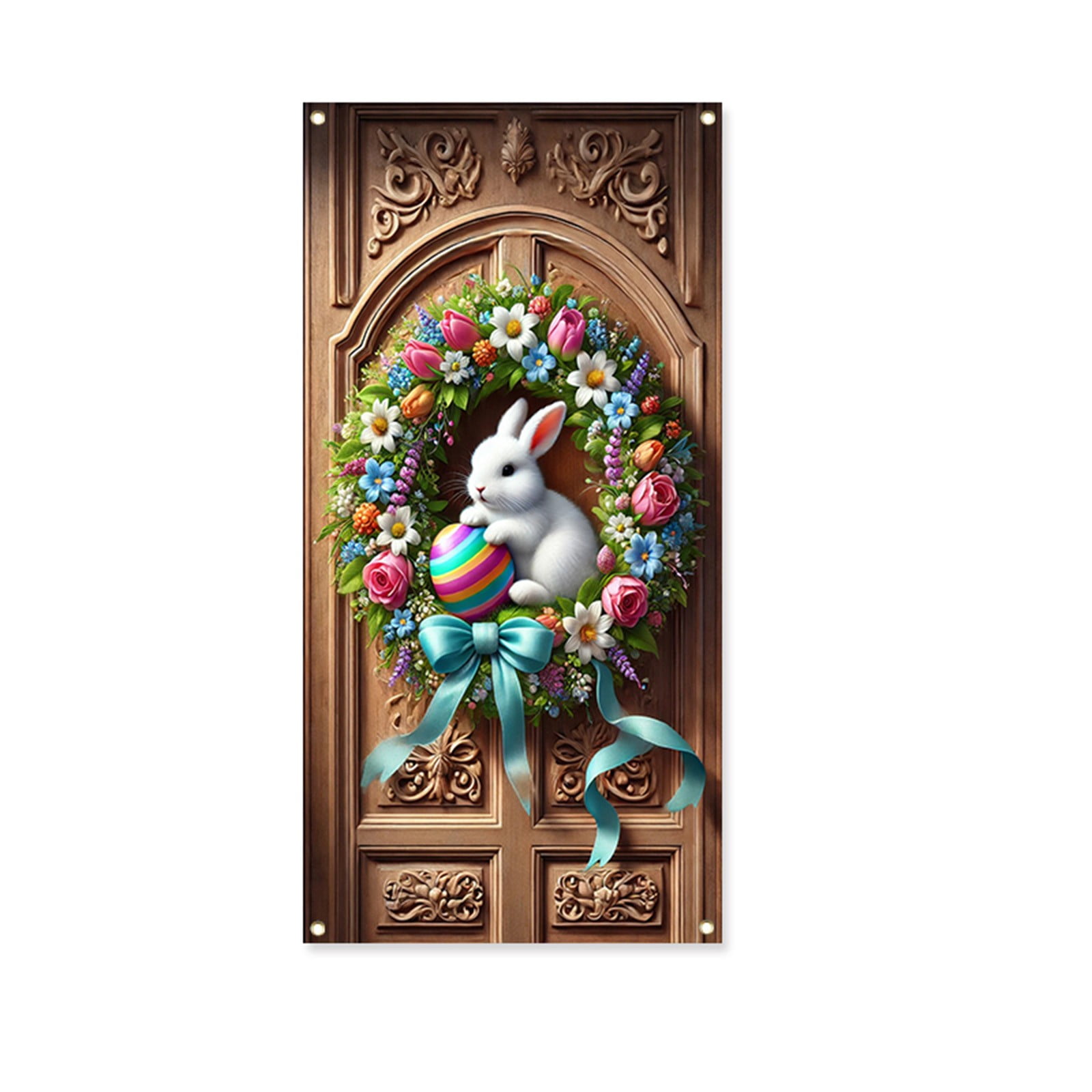 Easter Savings Holiday Deals! BVXEEP Easter Banner, Easter Door Curtain ...