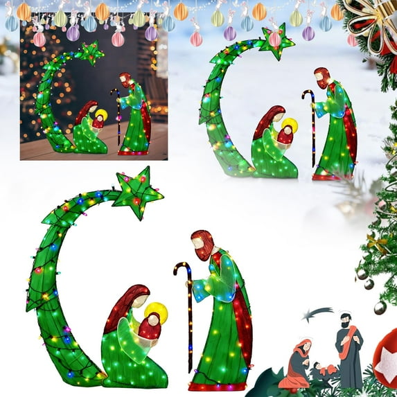 Easter Scene Garden Holiday Illuminated Ornament Suitable For Home ...