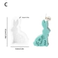 Easter Series Rabbit Candle Silicone Molds DIY Embossed Easter Egg ...