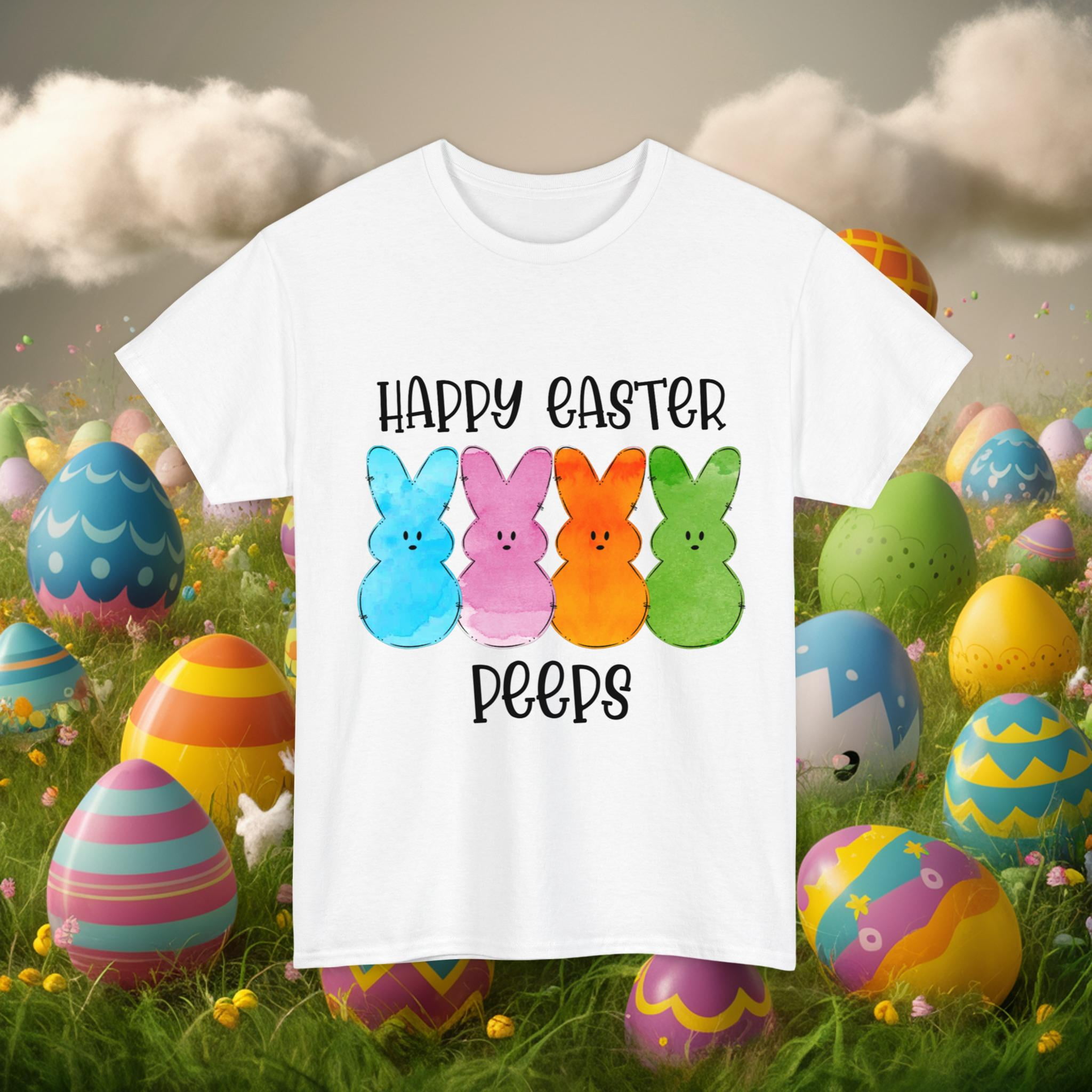 Easter Shirt, Happy Rabbit Easter, Easter Shirts For Women, Girls, Kids ...