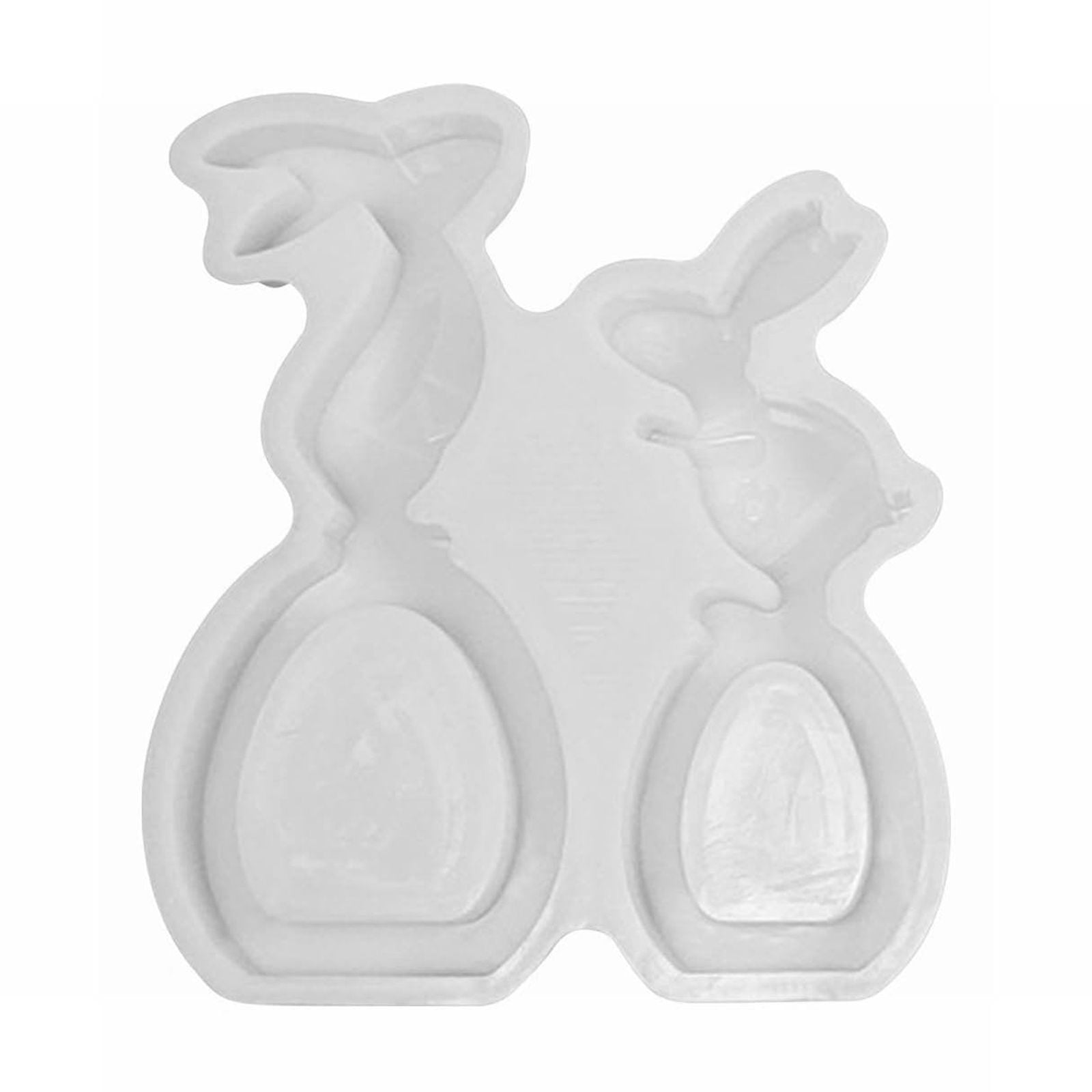 Easter Silicone Molds Bunny and Easter Eggs Shaped Spring Casting DIY ...