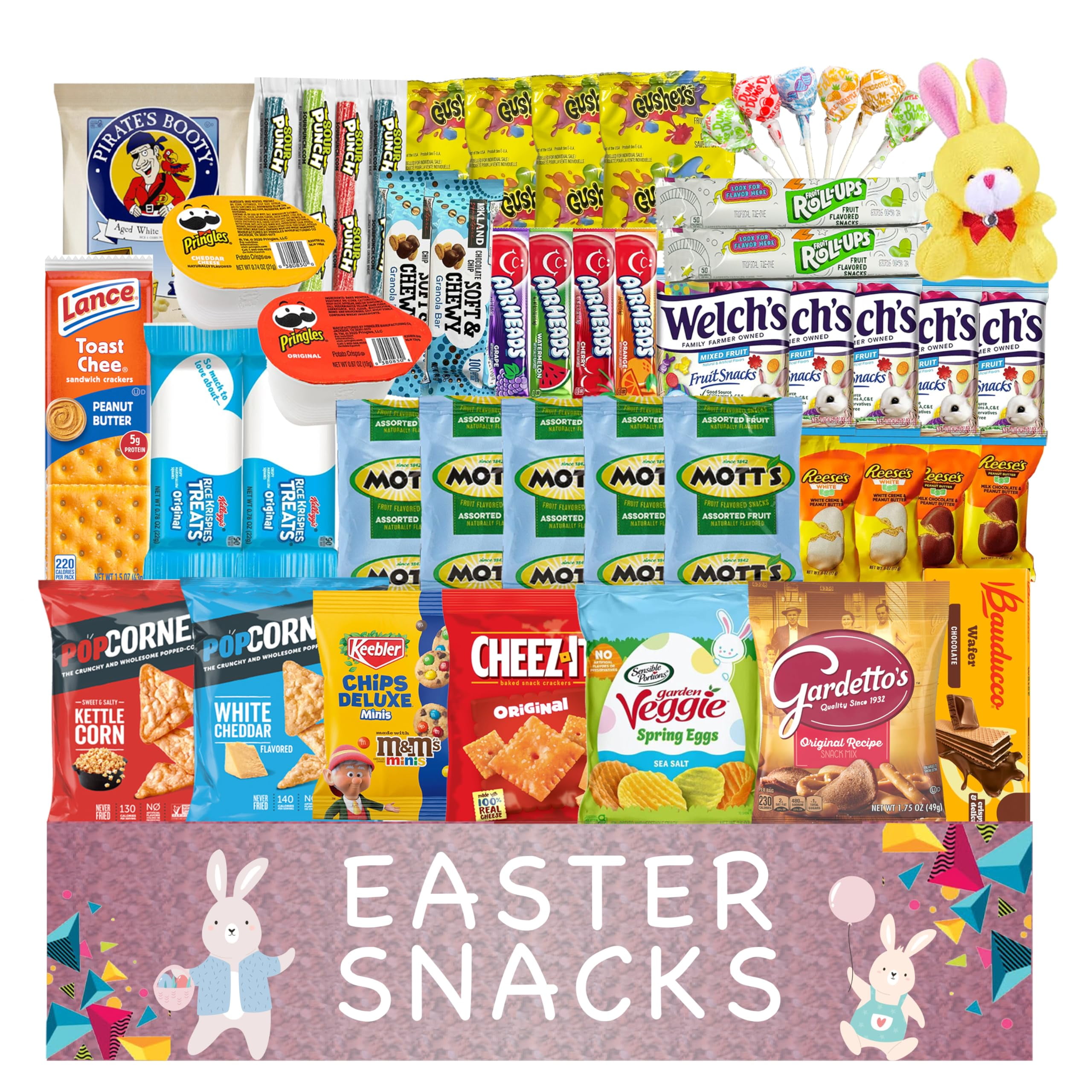 Easter Snack Box College XEF1 Care Package (50 Count) Easter Theme Gift ...