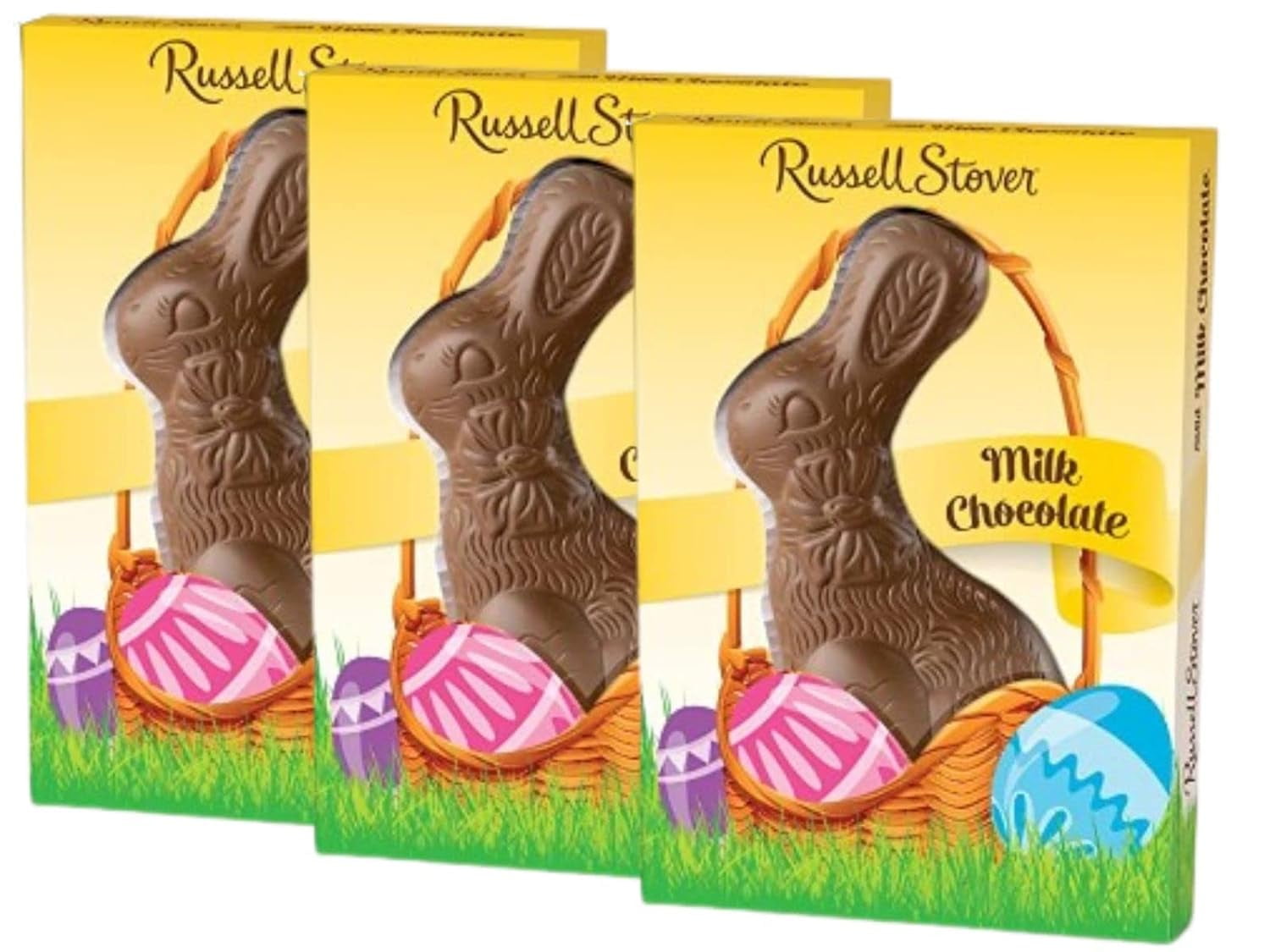 Easter Solid Milk Chocolate Bunny 1.5 Oz (Pack Of 3) - Walmart.com