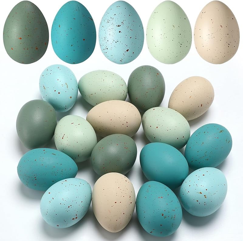 Easter Speckled Eggs 2.4 in Plastic Speckled Eggs Bowl and Vase Filler ...