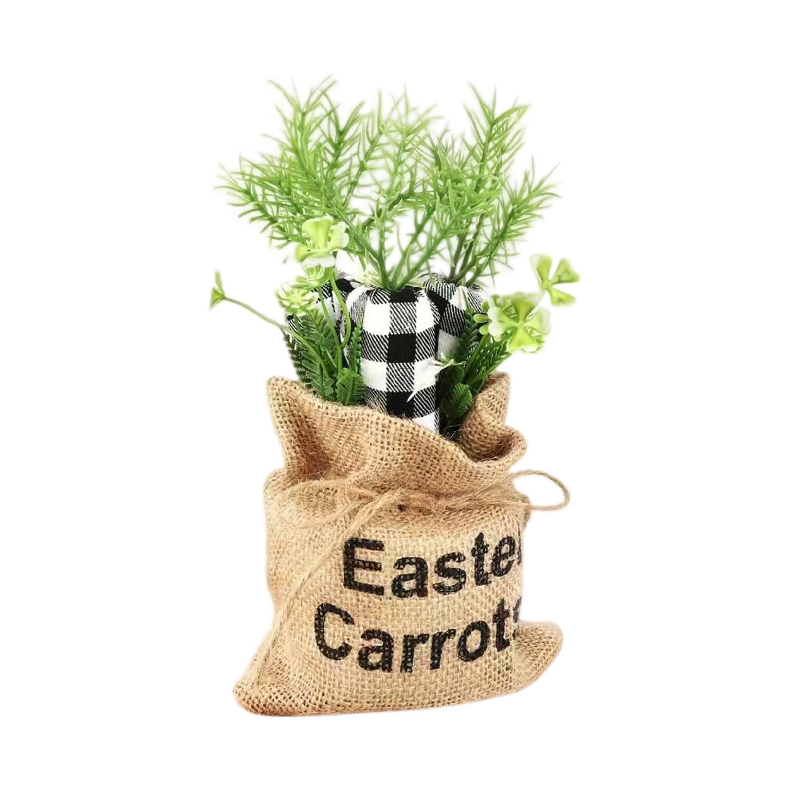 Easter Spring Farmhouse Toy Carrot Table Centerpiece Layered Tray ...