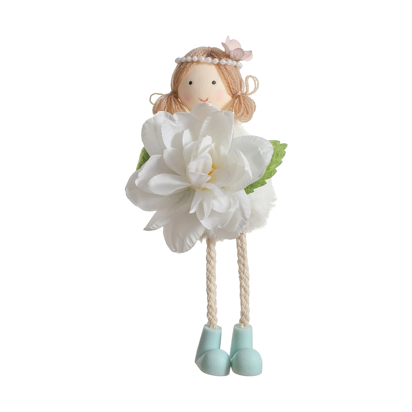 Easter Spring Hanging Ornaments, Floral Angel Fairy Decor with Flower ...