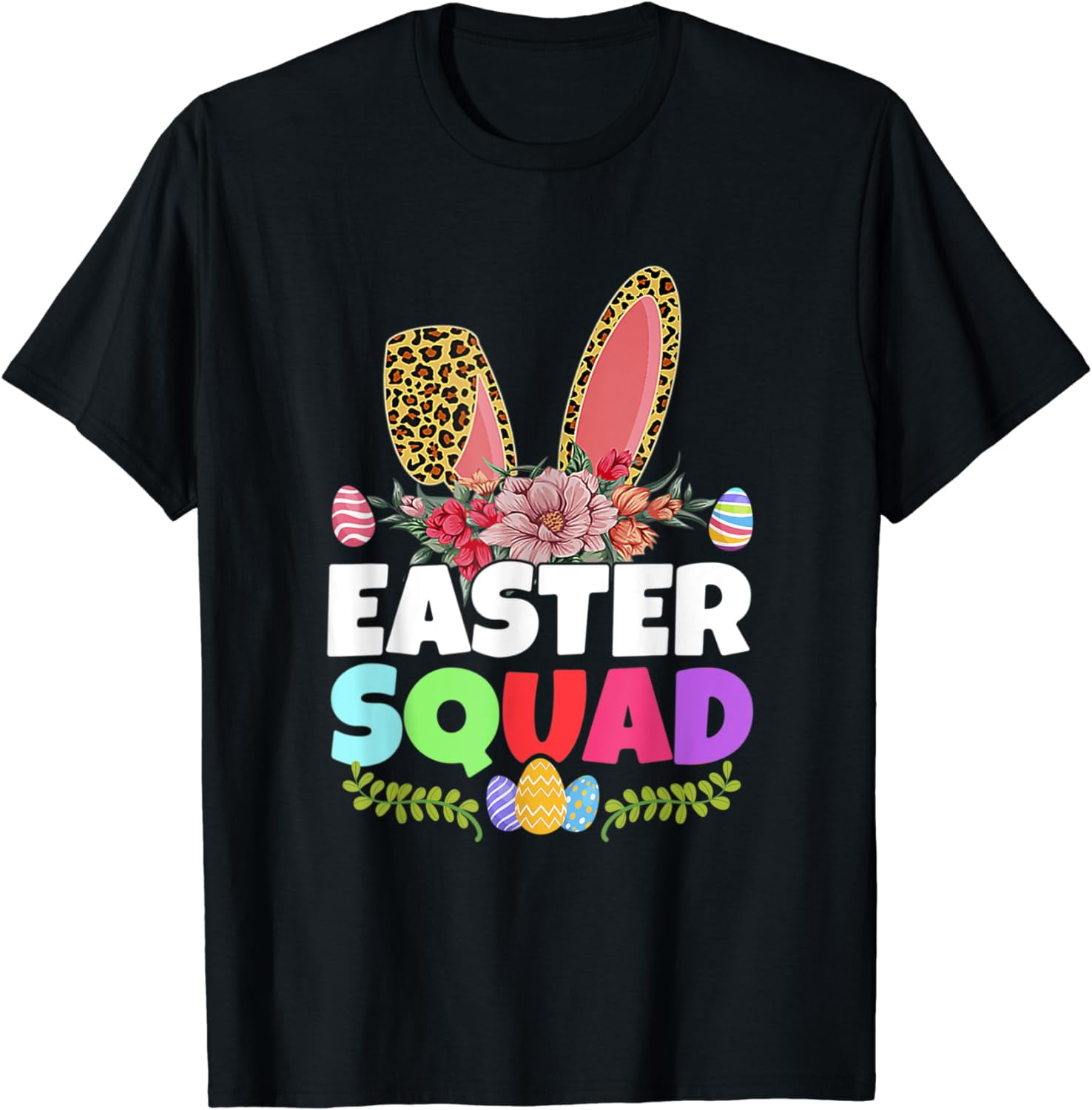 Easter Squad Family Matching Bunny Ears Egg Hunting T-Shirt - Walmart.com