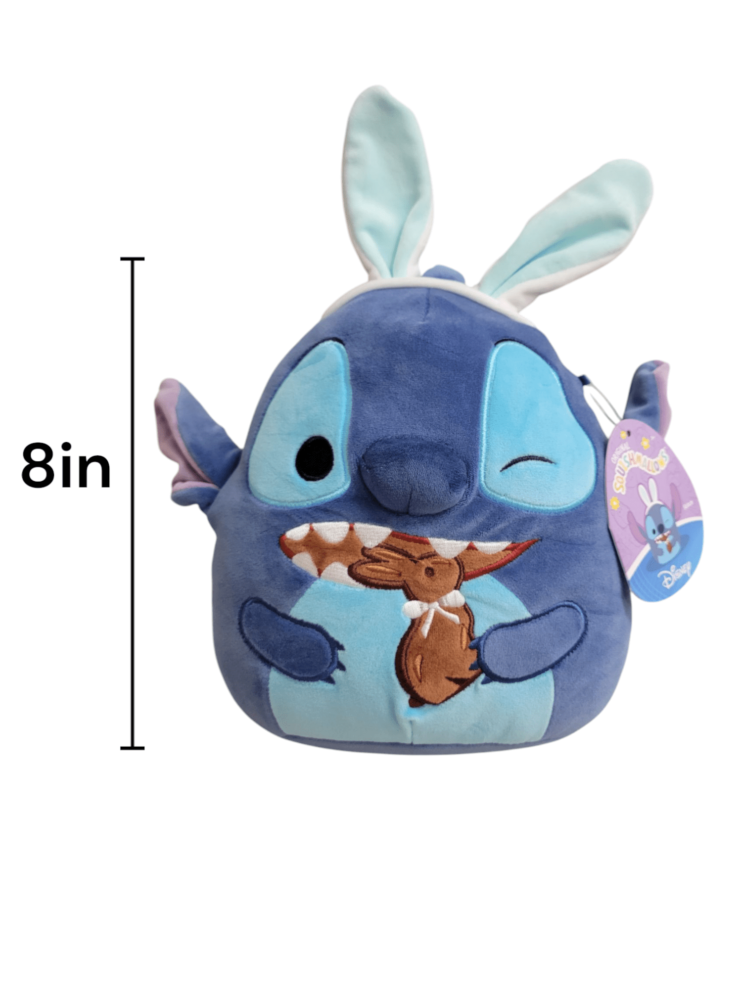 Easter Squishmallow Disney Stitch Eating Chocolate Bunny Wearing Bunny ...