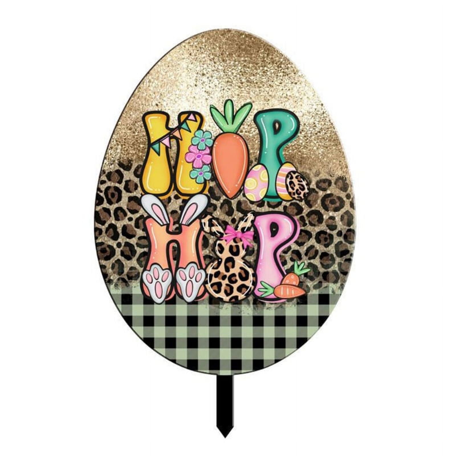 Easter Stake Lawn Art Ig-Popular Parterre Flower Pots Decorations Yard ...