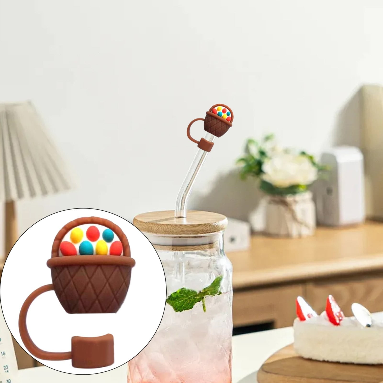 Easter Straw Hat Large Diameter 10Mm Brown A, By Relocy, Easter Cover ...