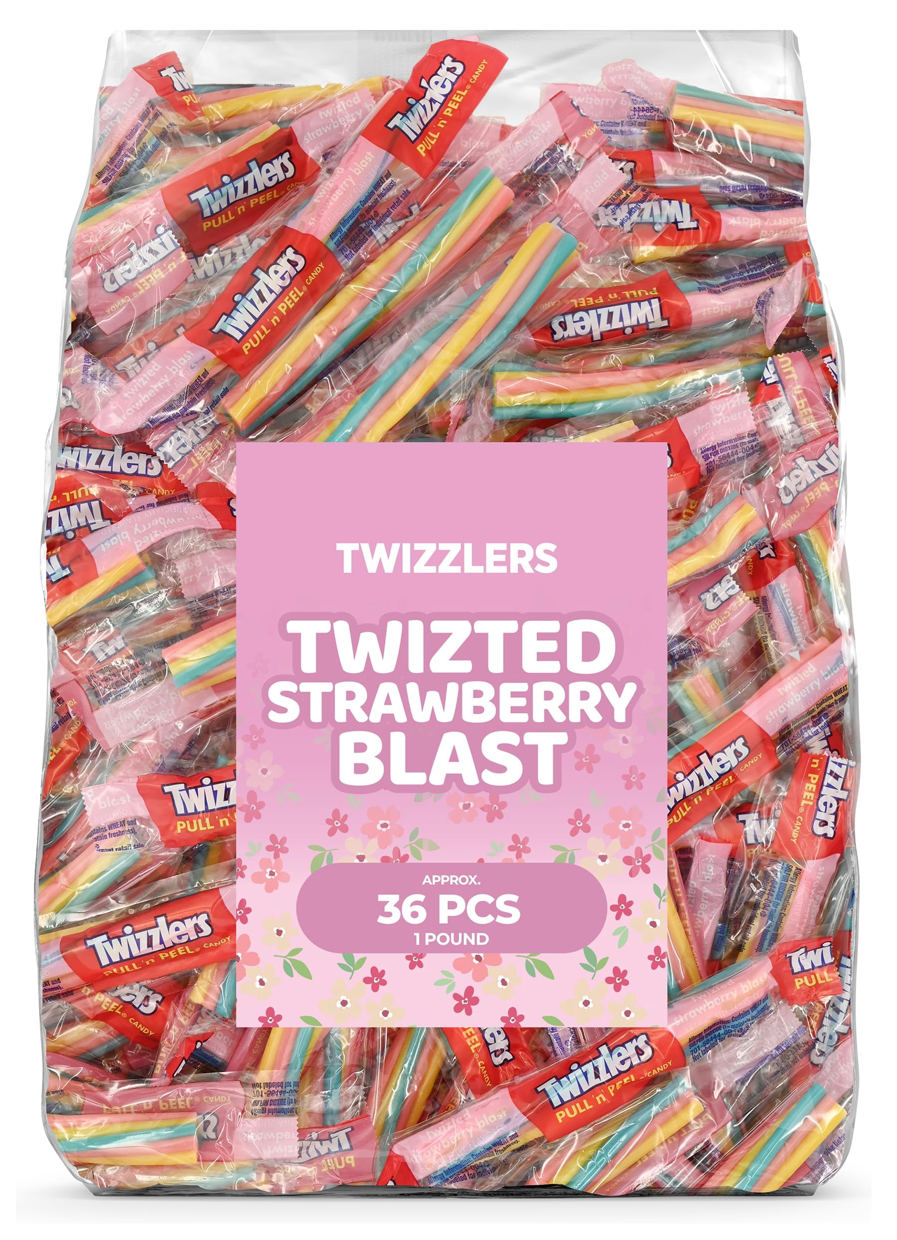 Easter Strawberry Blast Pull-N-Peel KEF16 Licorice Candy, 1 Pack ...