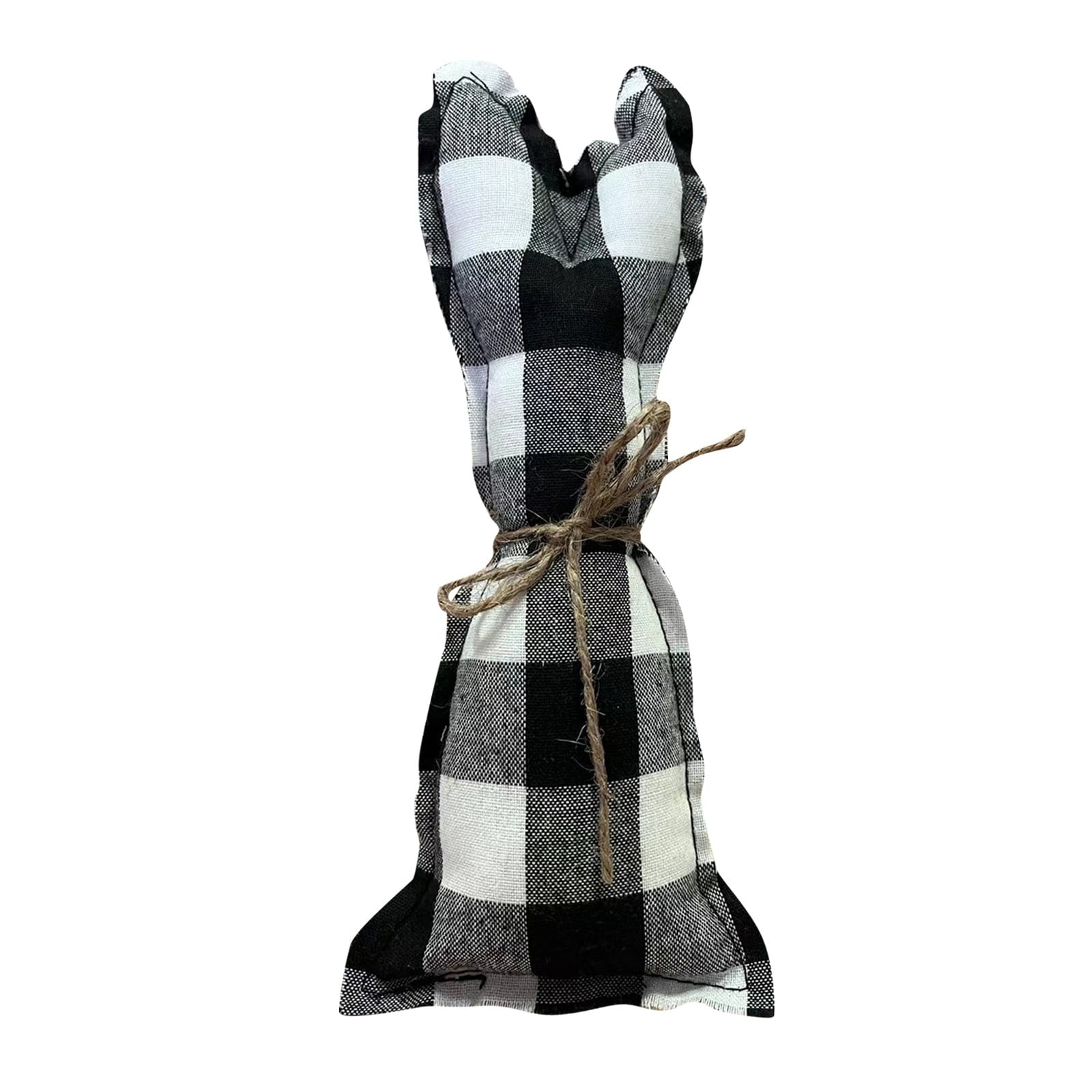 Easter Stuffed Fabric Bunny, 7 Inch Easter Table Top Rustic Farmhouse ...