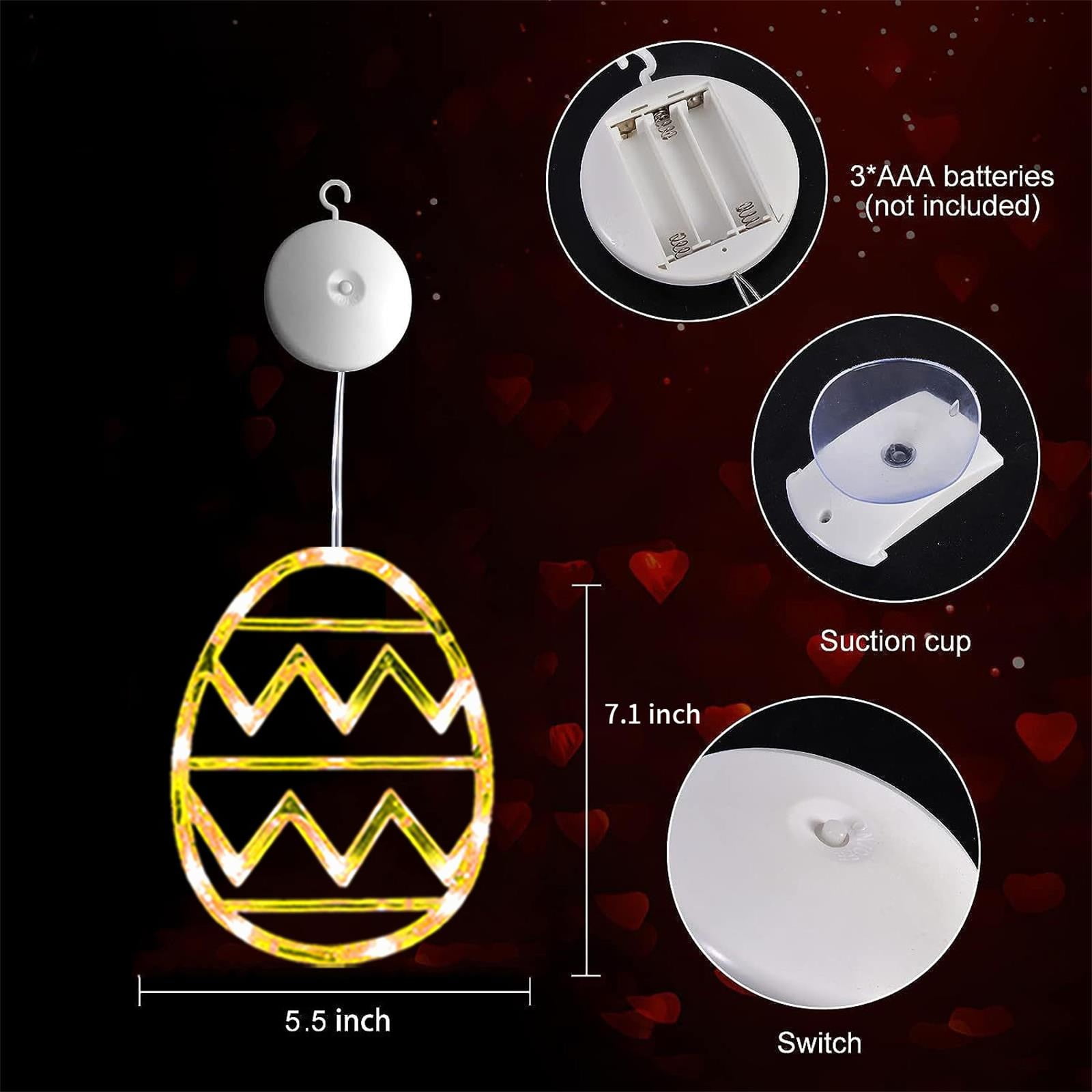 Easter Suction Cup LED Light - Spring Decorations Easter Decorations ...