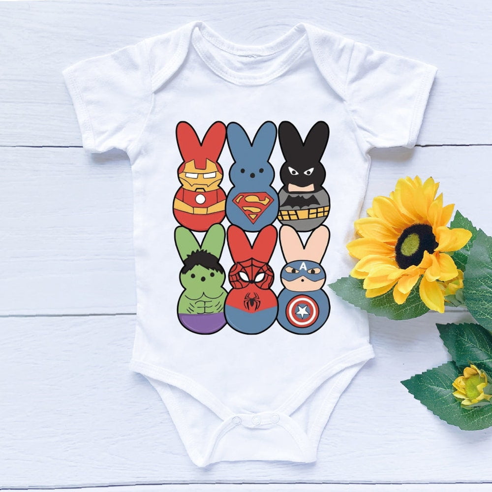 Easter Superheroes Bodysuit, Easter Superheroes Kids Shirt, Superhero ...