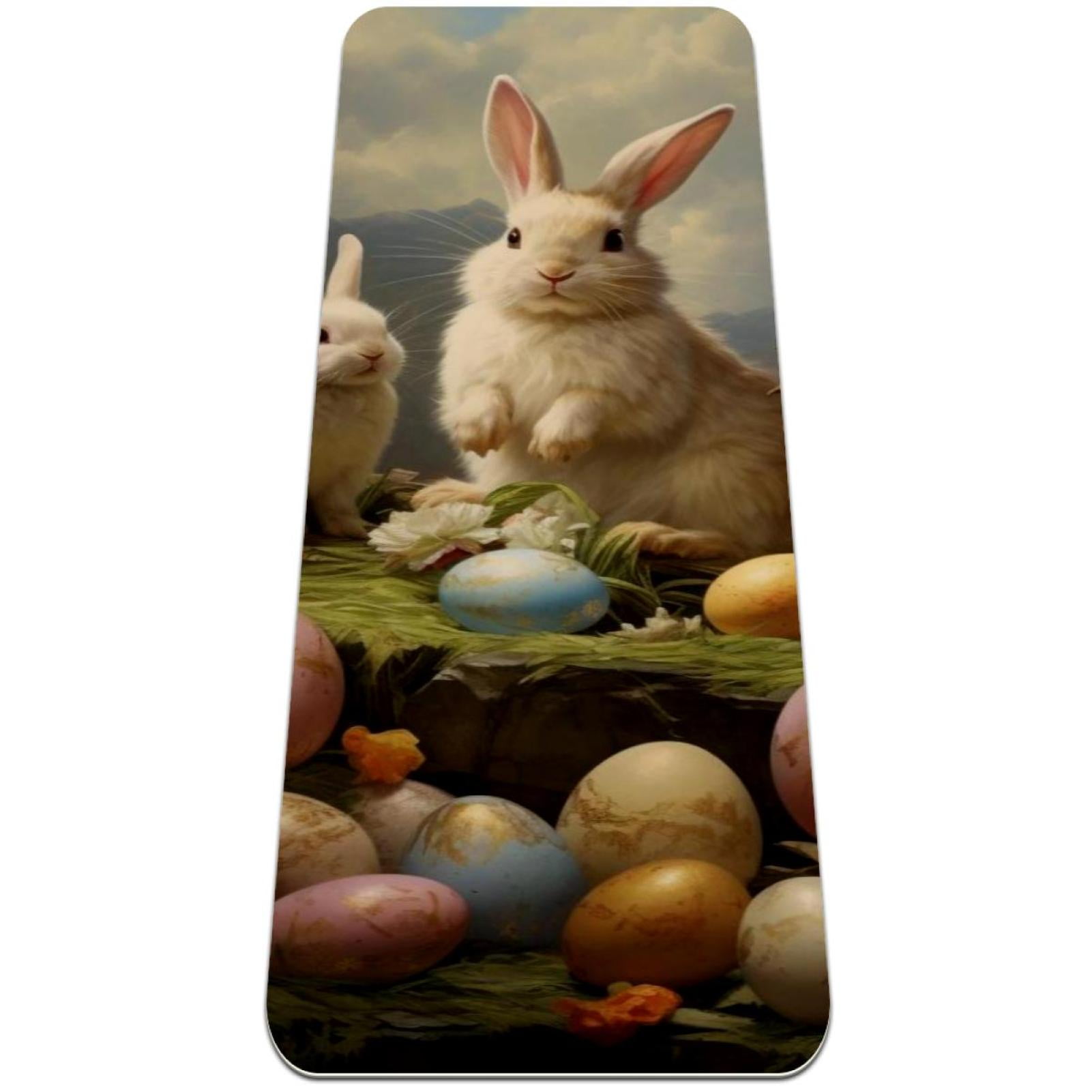 Easter TPE Yoga Mat Pilates Exercise Mat with Carrying Strap - Walmart.com