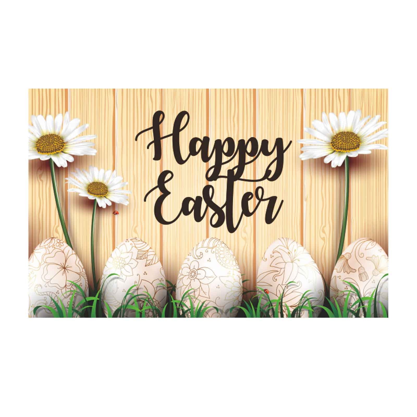 Easter Table 36 Inches Long Fall Flags for Outdoors 4ft Flag Pole for ...