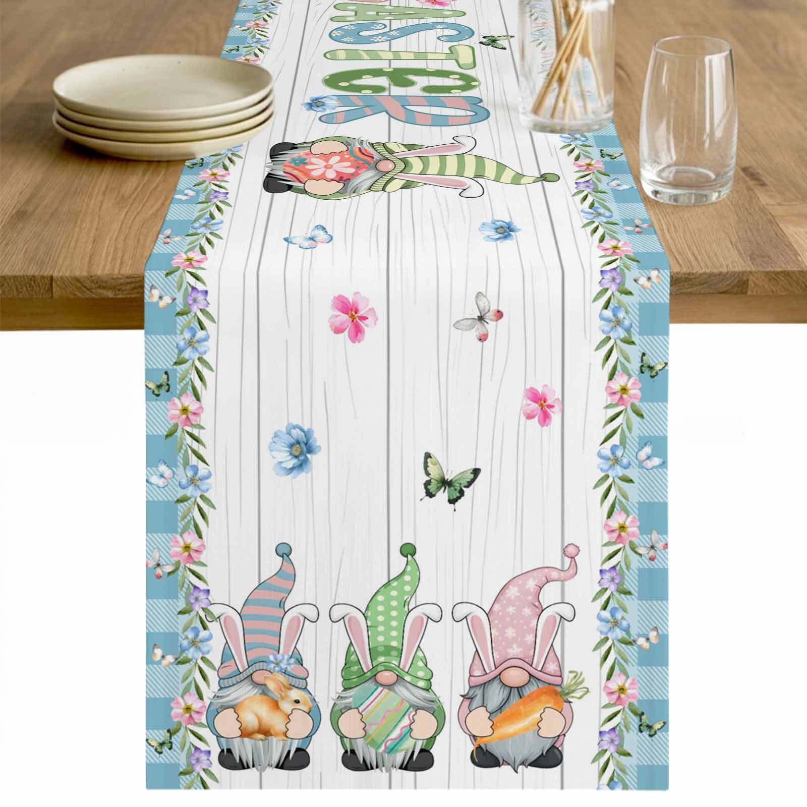 Easter Table Runner 108 Inches Long Farmhouse Dress Scarves, Farmhouse ...