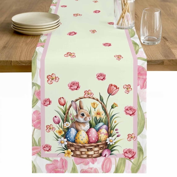 Easter Table Runner 70 Inches Long Farmhouse Dress Scarves, Spring ...
