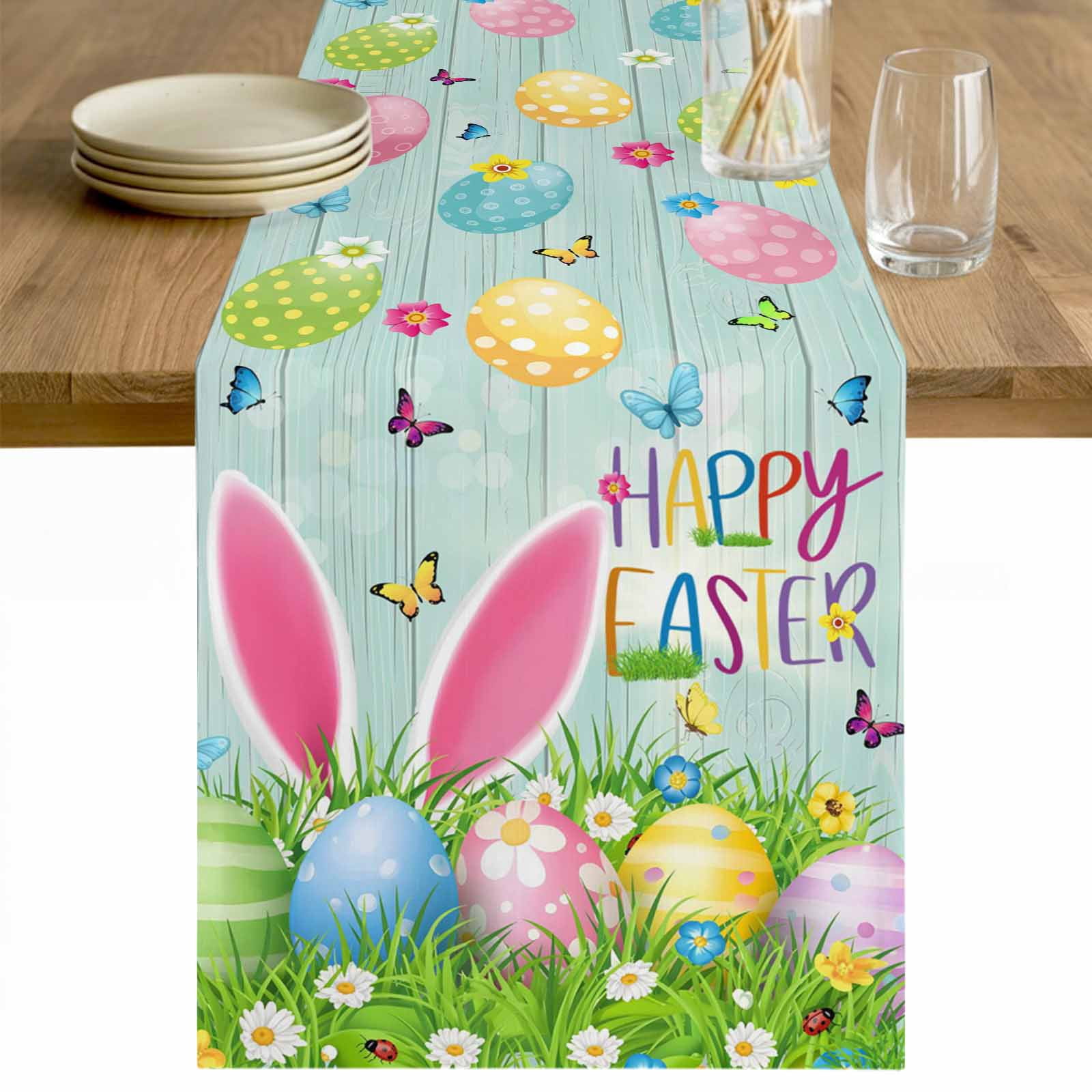 Easter Table Runner 72 Inches Long Farmhouse Dress Scarves, Spring ...