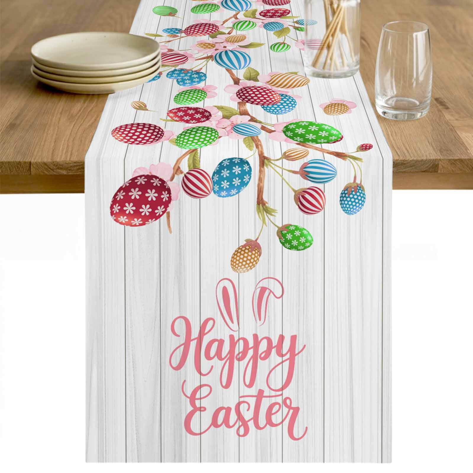 Easter Table Runner 72 Inches Long Farmhouse Dress Scarves, Spring ...