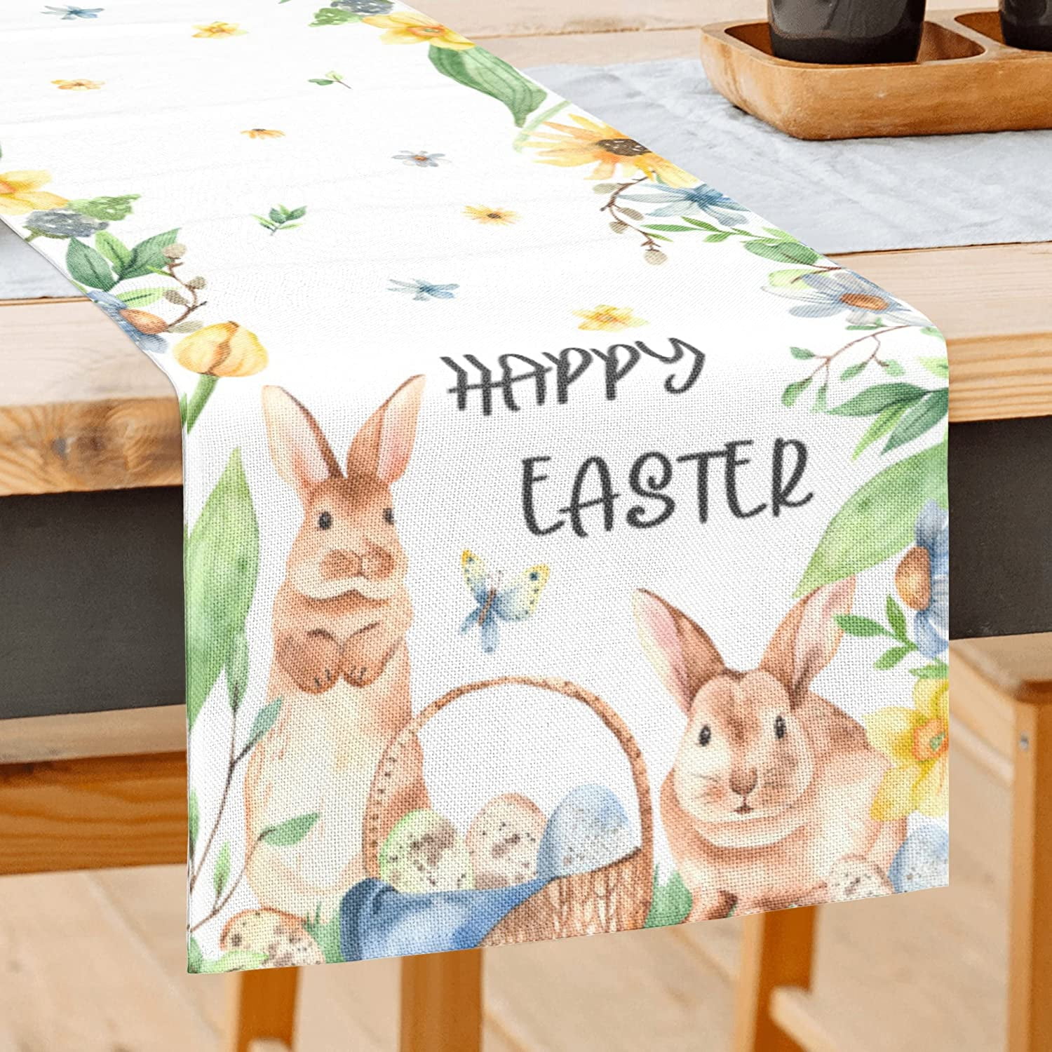 Easter Table Runner 72 inches Long, Easter Decorations for The Home ...