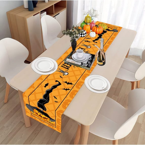 Easter Table Runner with Easter Bunny Pattern Easter Decorations for ...